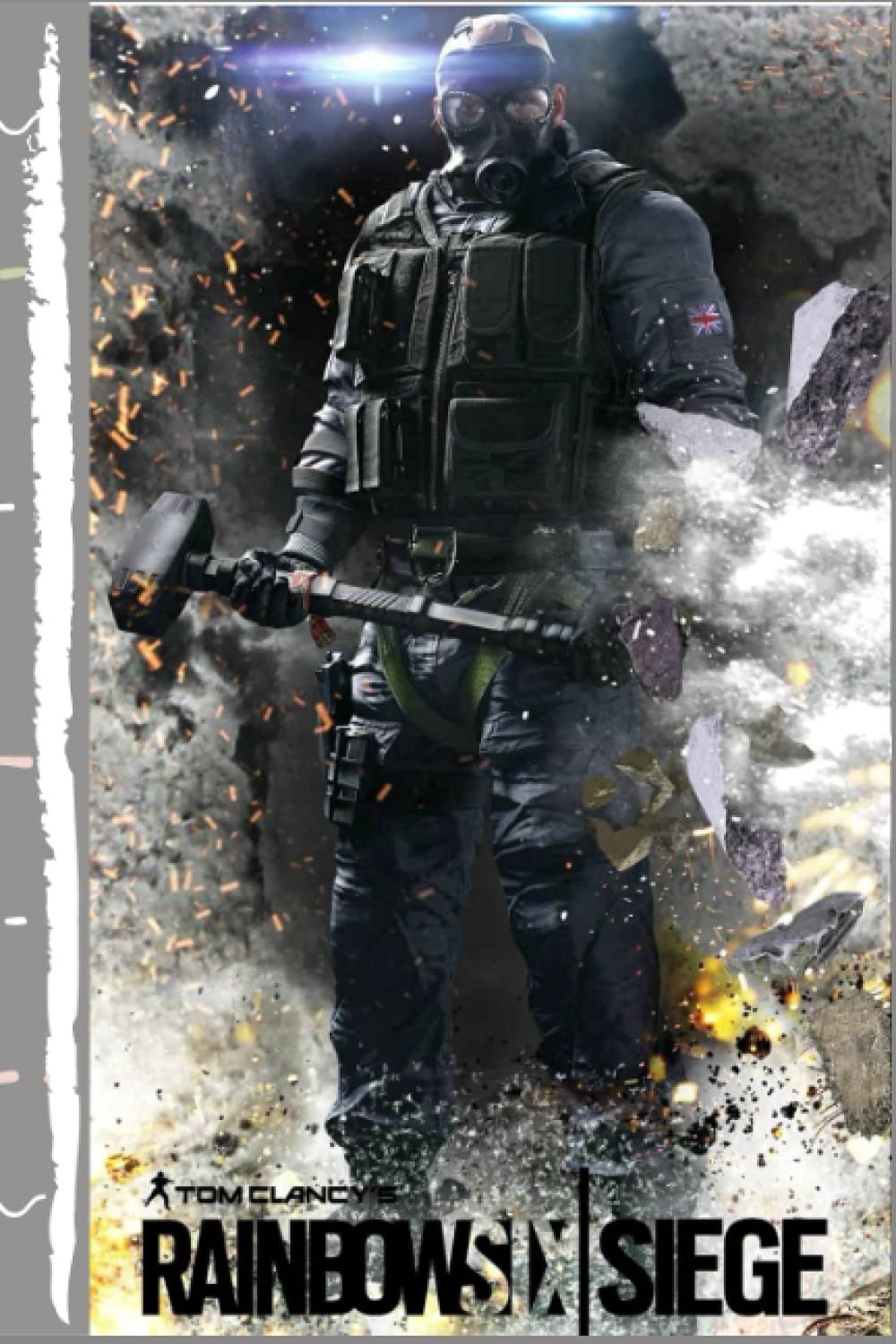 Tom Clancy's Rainbow Six Siege NOTEBOOK: for gamers 120 page 6x9 Tom ...