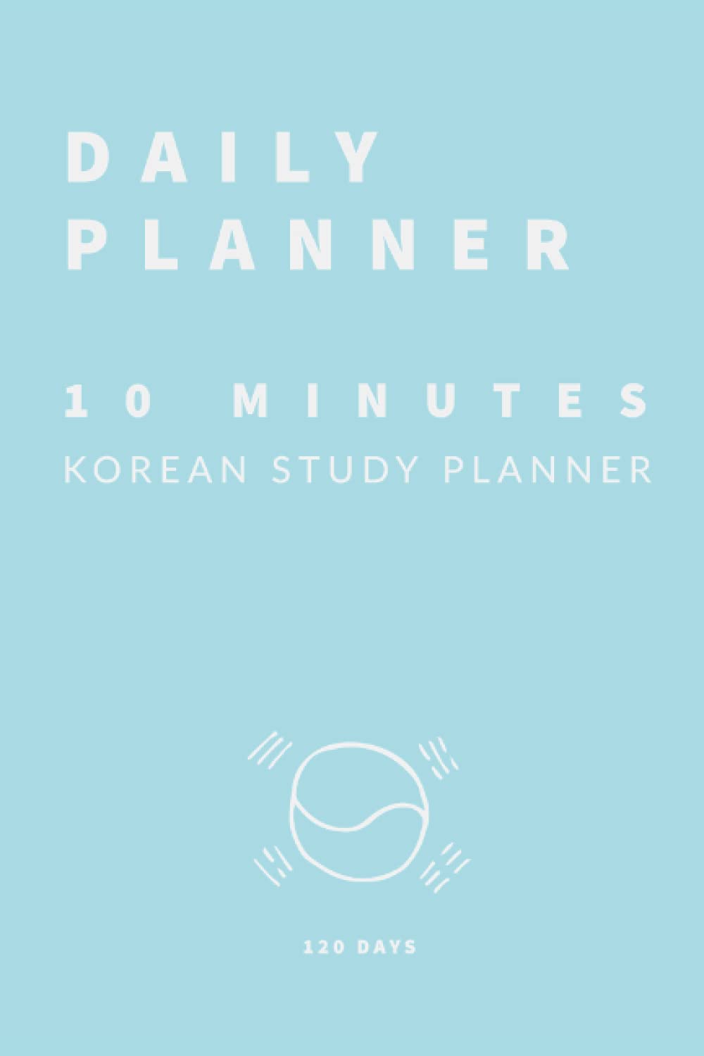 10 Minutes Planner - Korean Study Planner - 120 days - daily planner ...