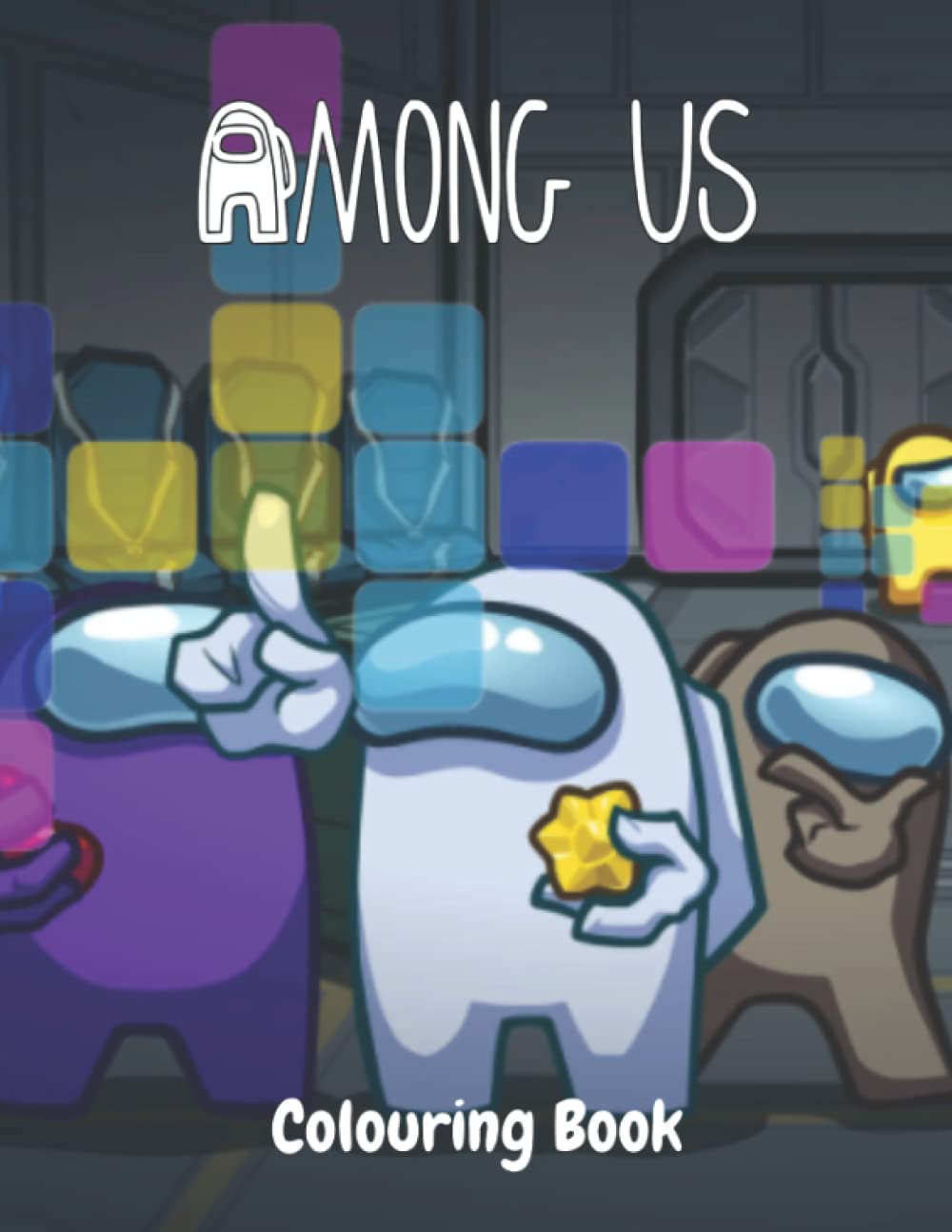 Ámong Us Colouring Book: Ámong Us Colouring Book for Kids Ages 4-12 ...