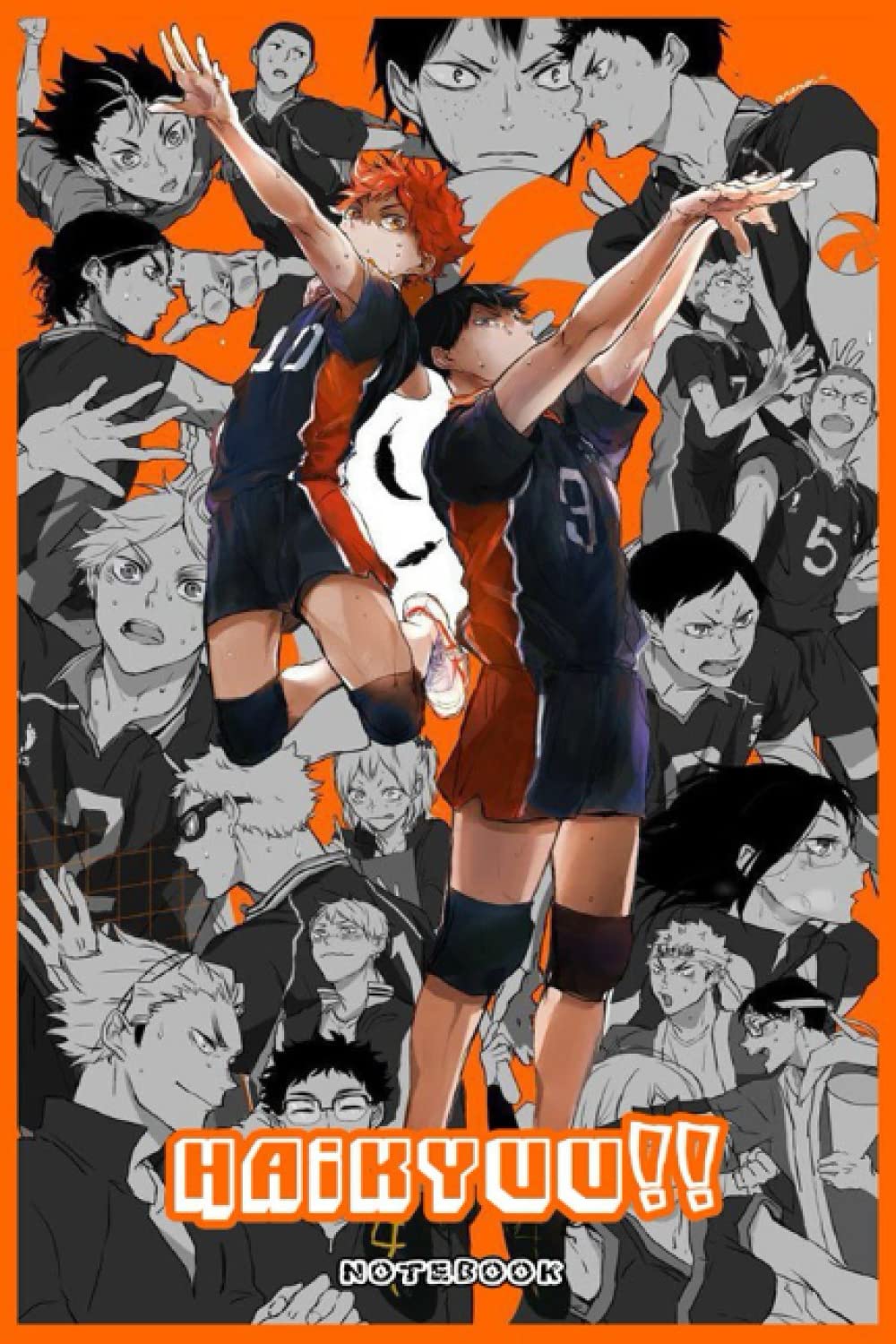 Haikyuu!!: FROM FAN TO FANS - ANIME AND MANGA NOTEBOOK ( 6 x 9 ) 120 ...