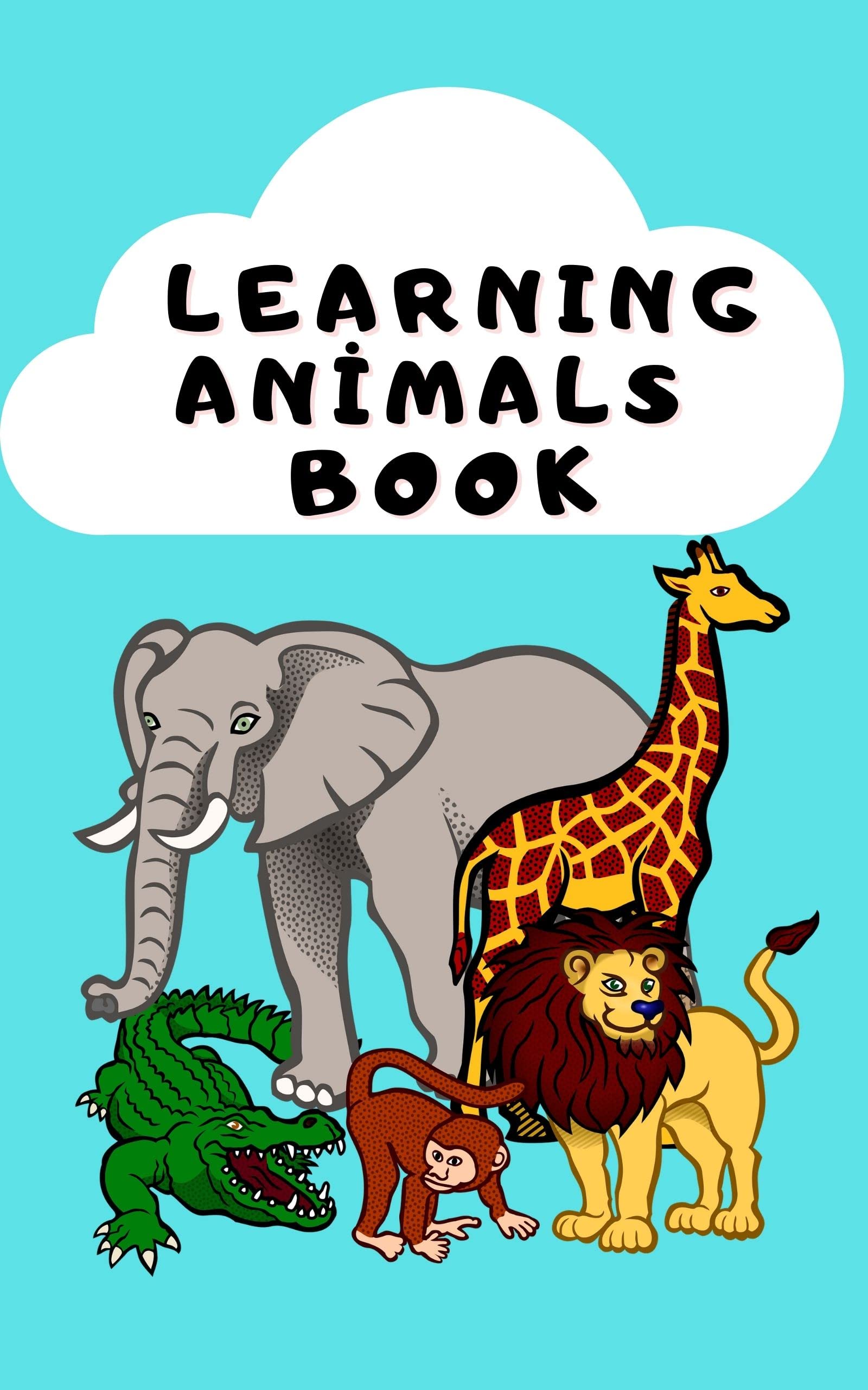 Learning Animals Book: Animals and words preschoolers for toddlers ...