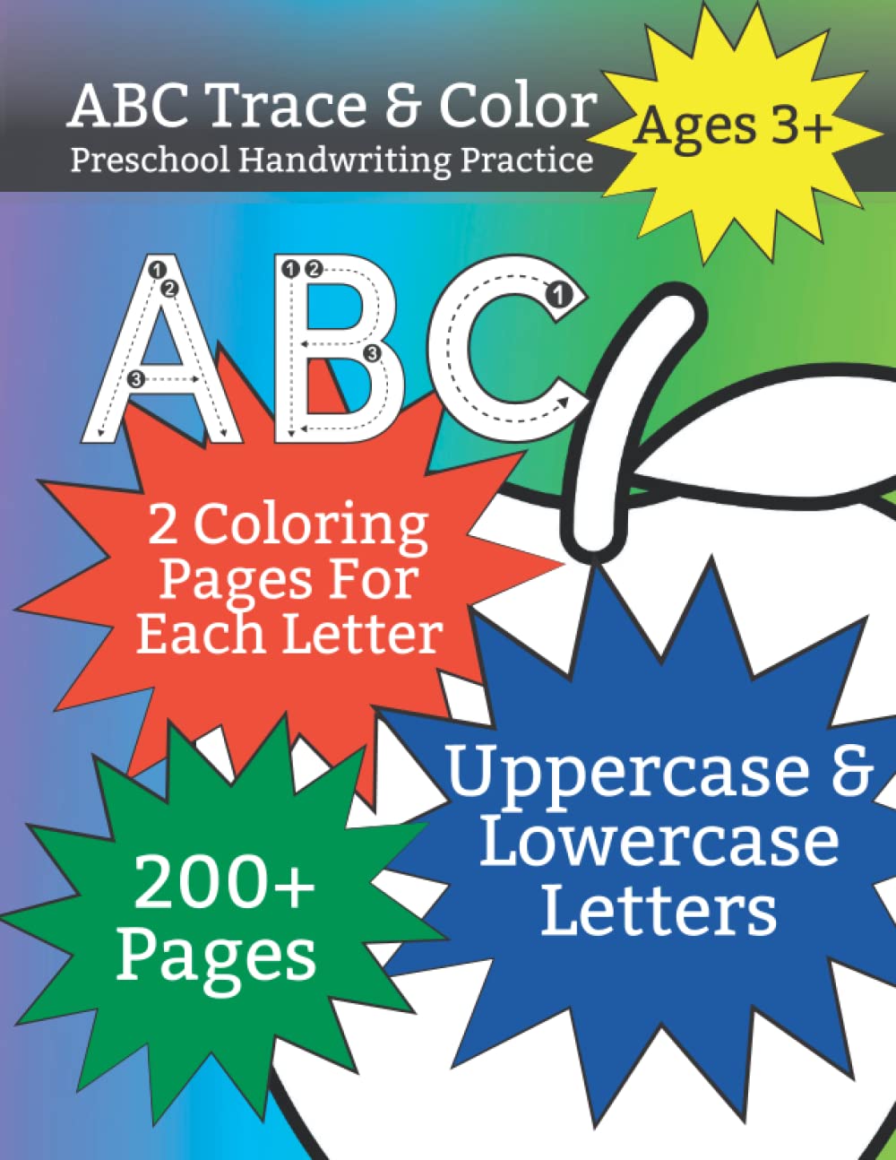 ABC Trace & Color: Preschool Handwriting Practice by Spartan Books ...