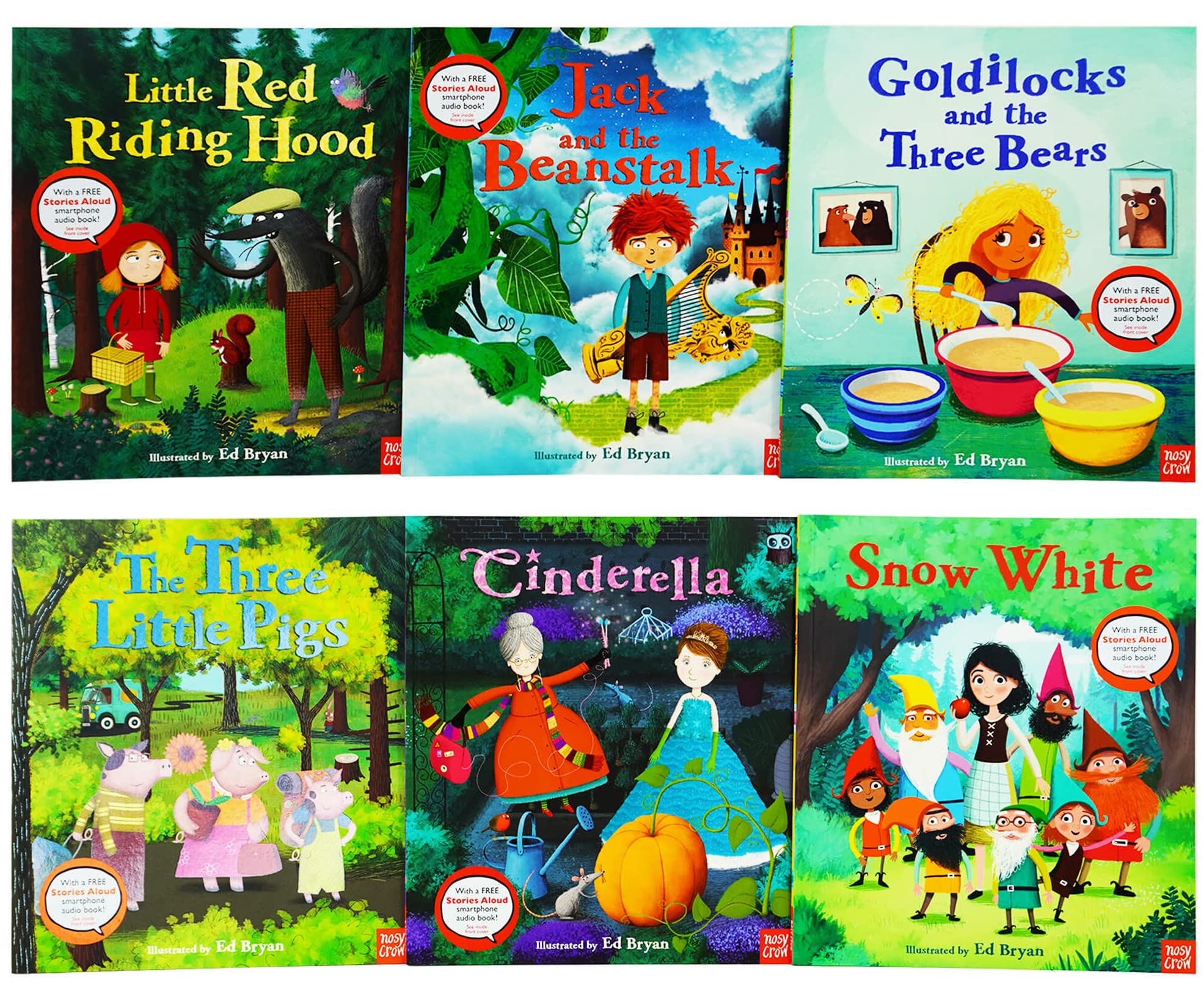 Nosy Crow Fairy Tales 6 Books Collection With Free Stories Audio Book ...