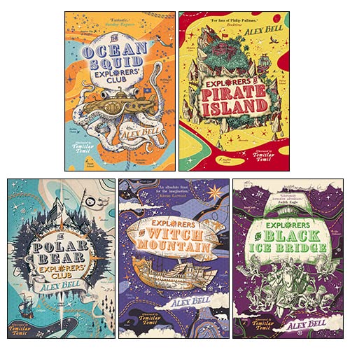 The Polar Bear Explorers Club Collection 5 Books Set By Alex Bell by ...