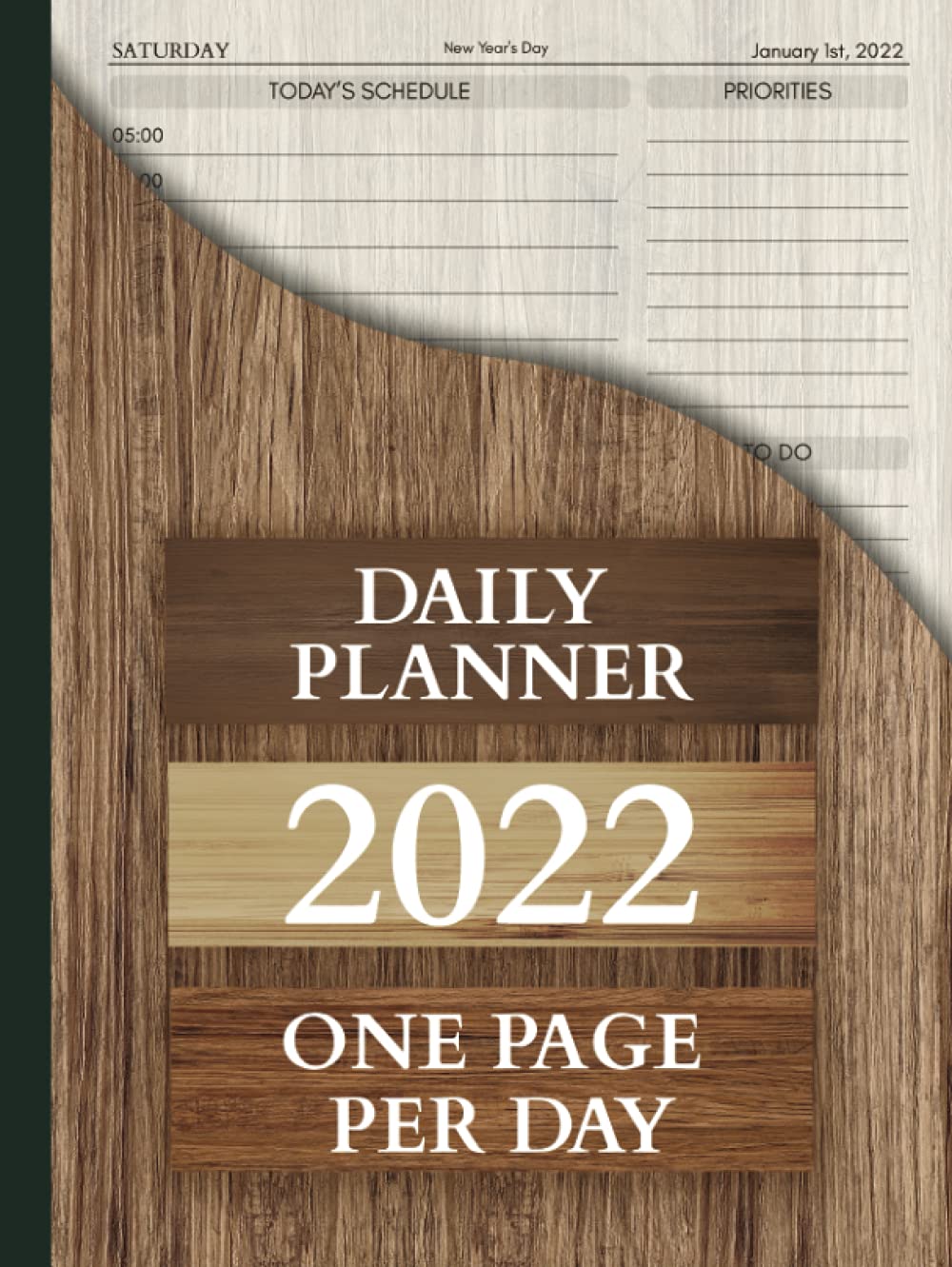 2022 Daily Planner: One Page per Day, Hourly Calendar Appointment Daily ...