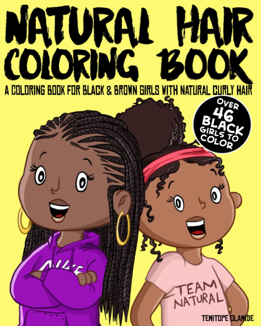 Natural Hair Coloring Book: A Coloring Book for Black and Brown Girls ...