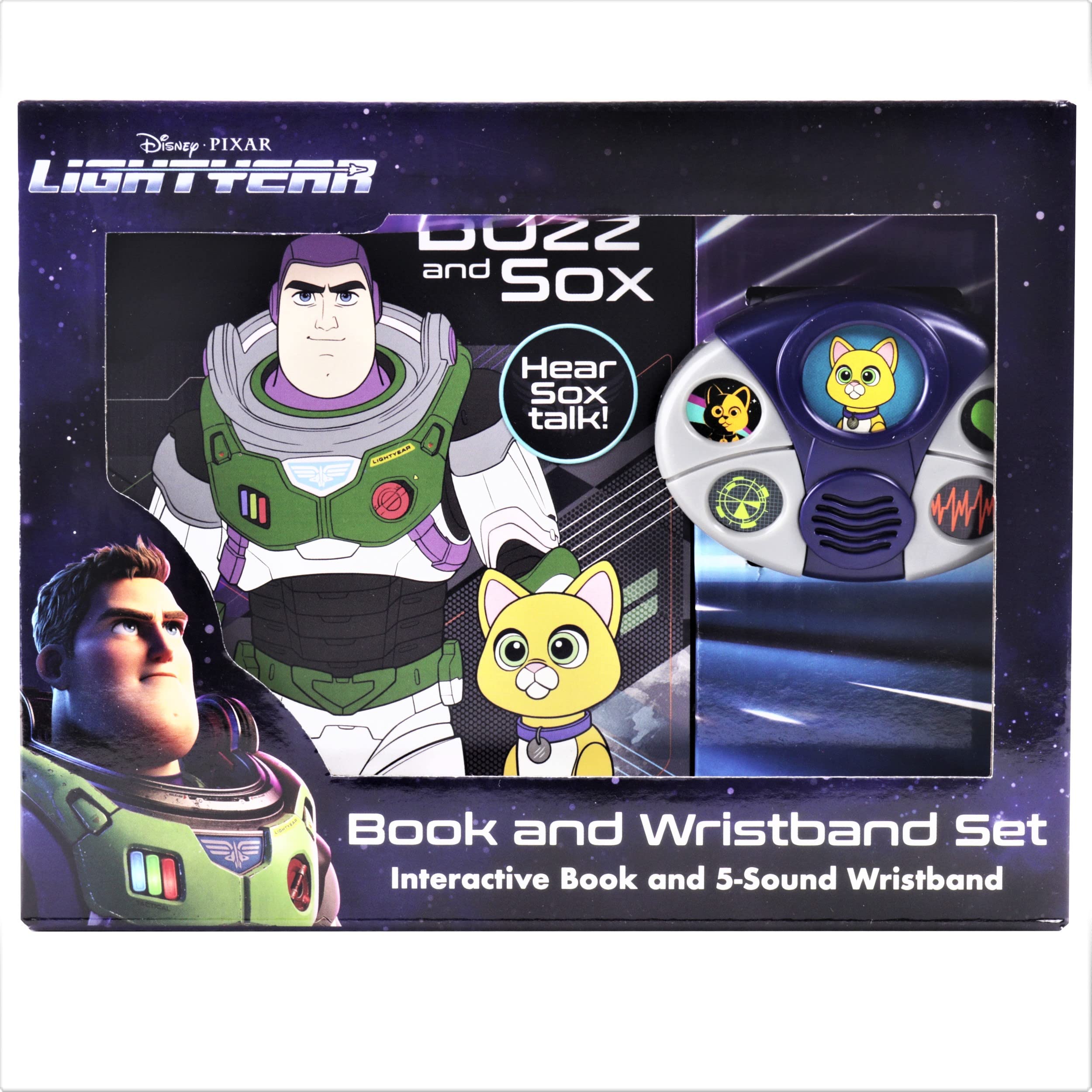 Disney Pixar Lightyear - Buzz and Sox - Interactive Book and 5-Sound ...