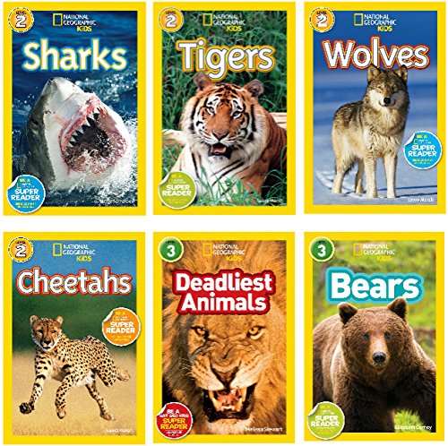 National Geographic Kids Predator Collection : Deadliest Animals, Bears, Sharks, Tigers, Wolves ...