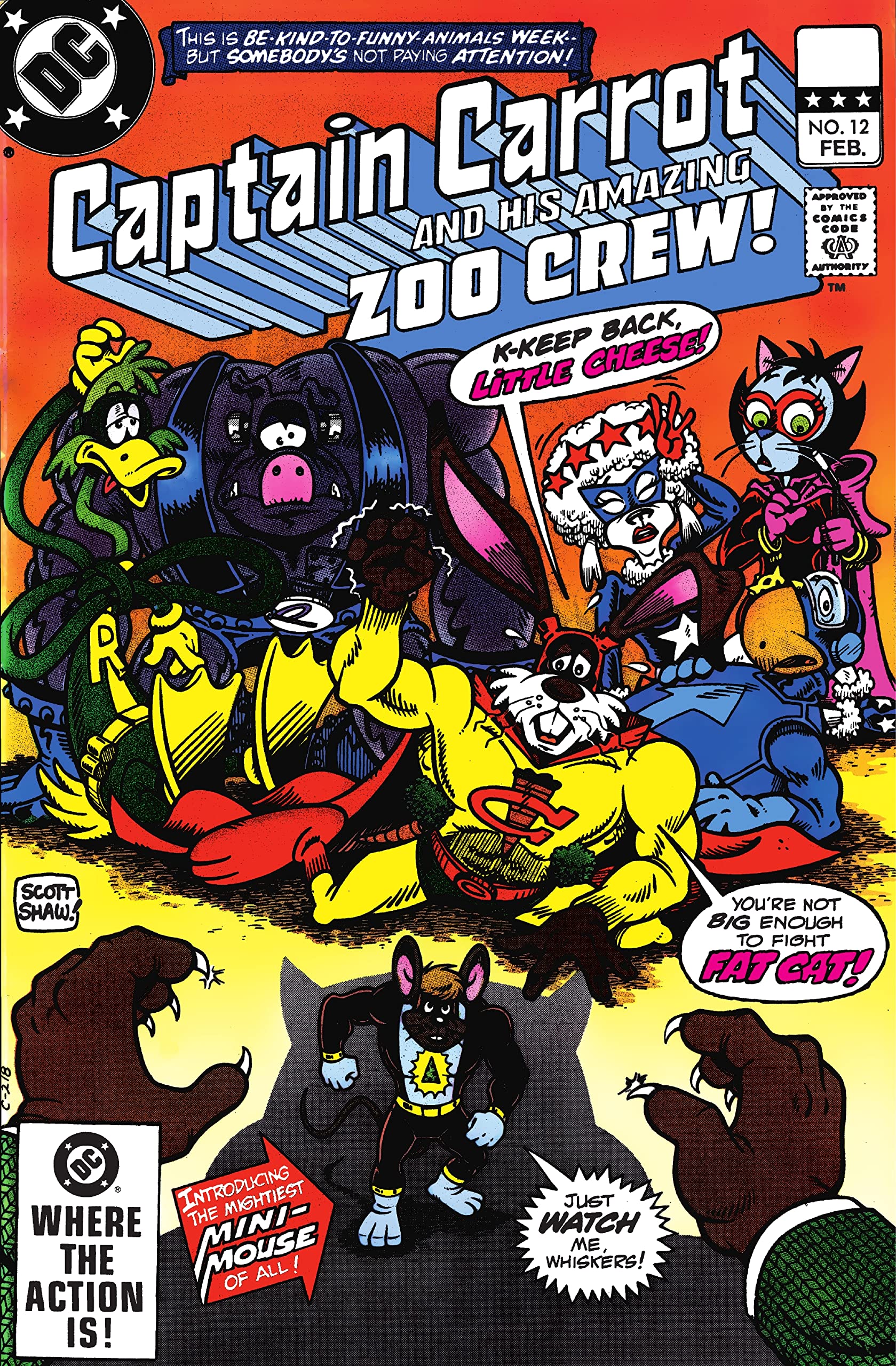 Captain Carrot and His Amazing Zoo Crew - Of Mice and Menace! [#12] by ...
