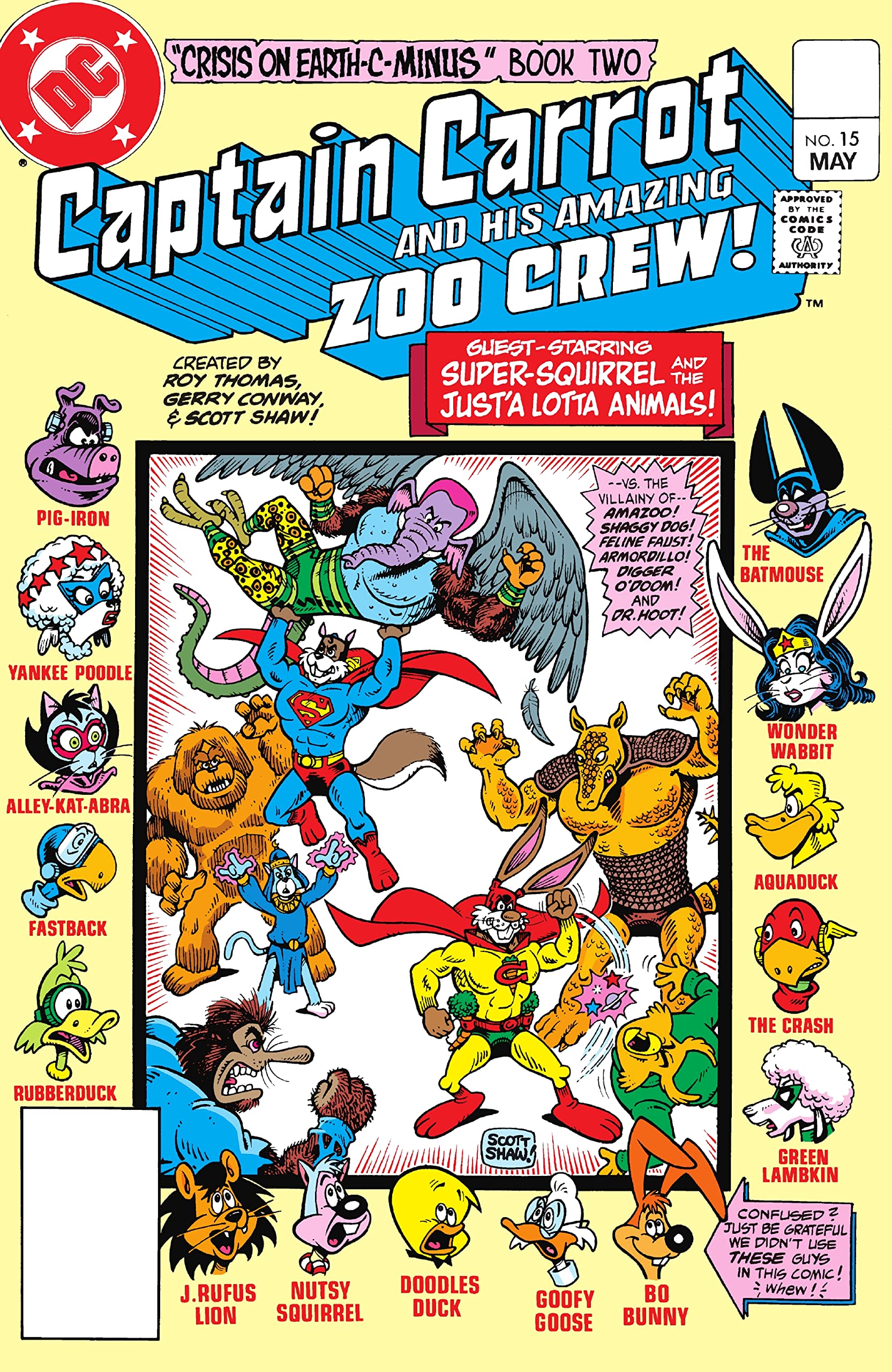 Captain Carrot and His Amazing Zoo Crew "Crisis on Earth C-Minus ...
