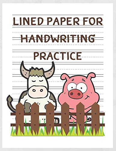 Lined Paper For Handwriting Practice: Blank Dotted Writing Sheets ...