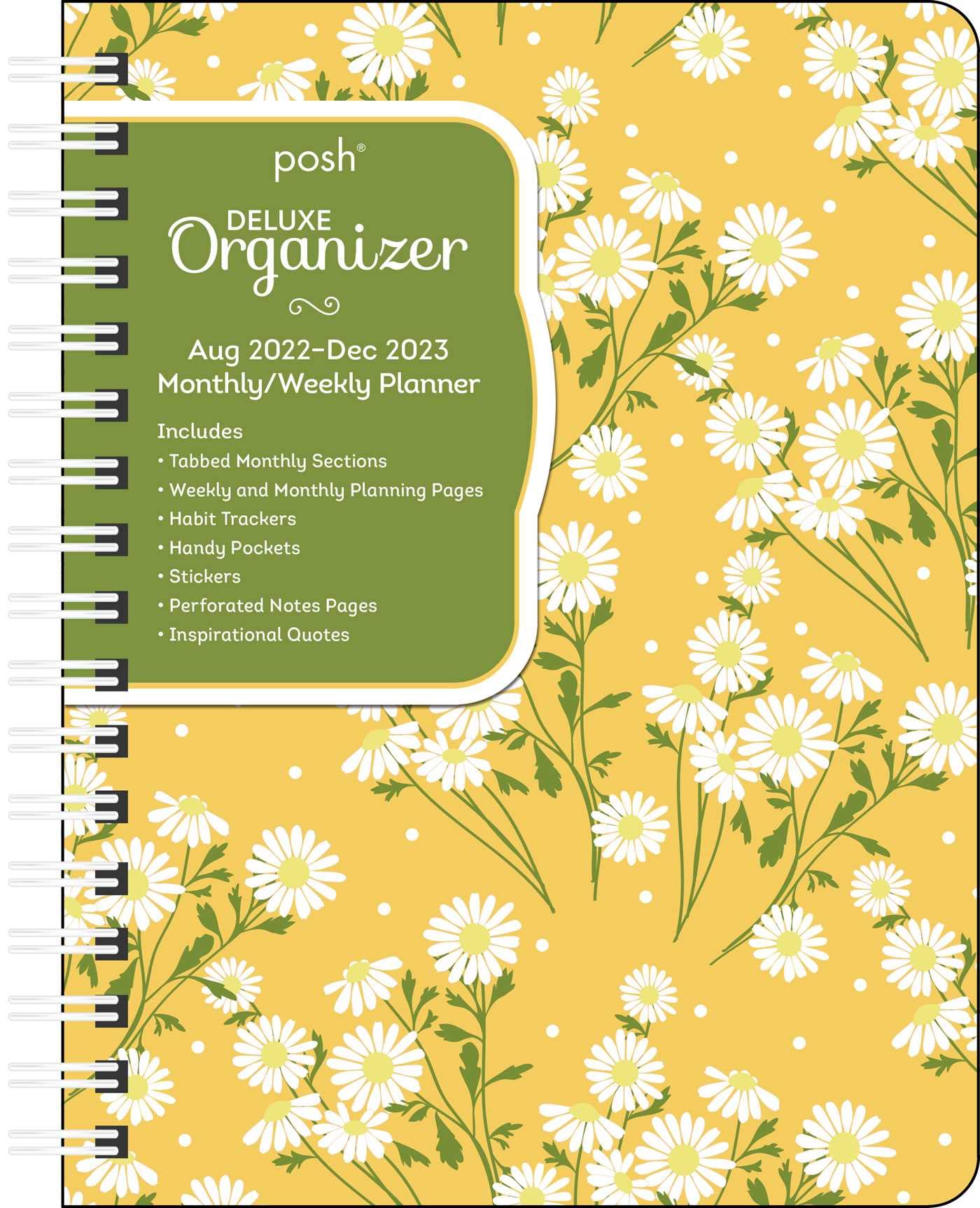 Posh Deluxe Organizer 17 Month 2022 2023 Monthly Weekly Hardcover Posh Deluxe Organizer 17 Month 2022 2023 Monthly Weekly Hardcover