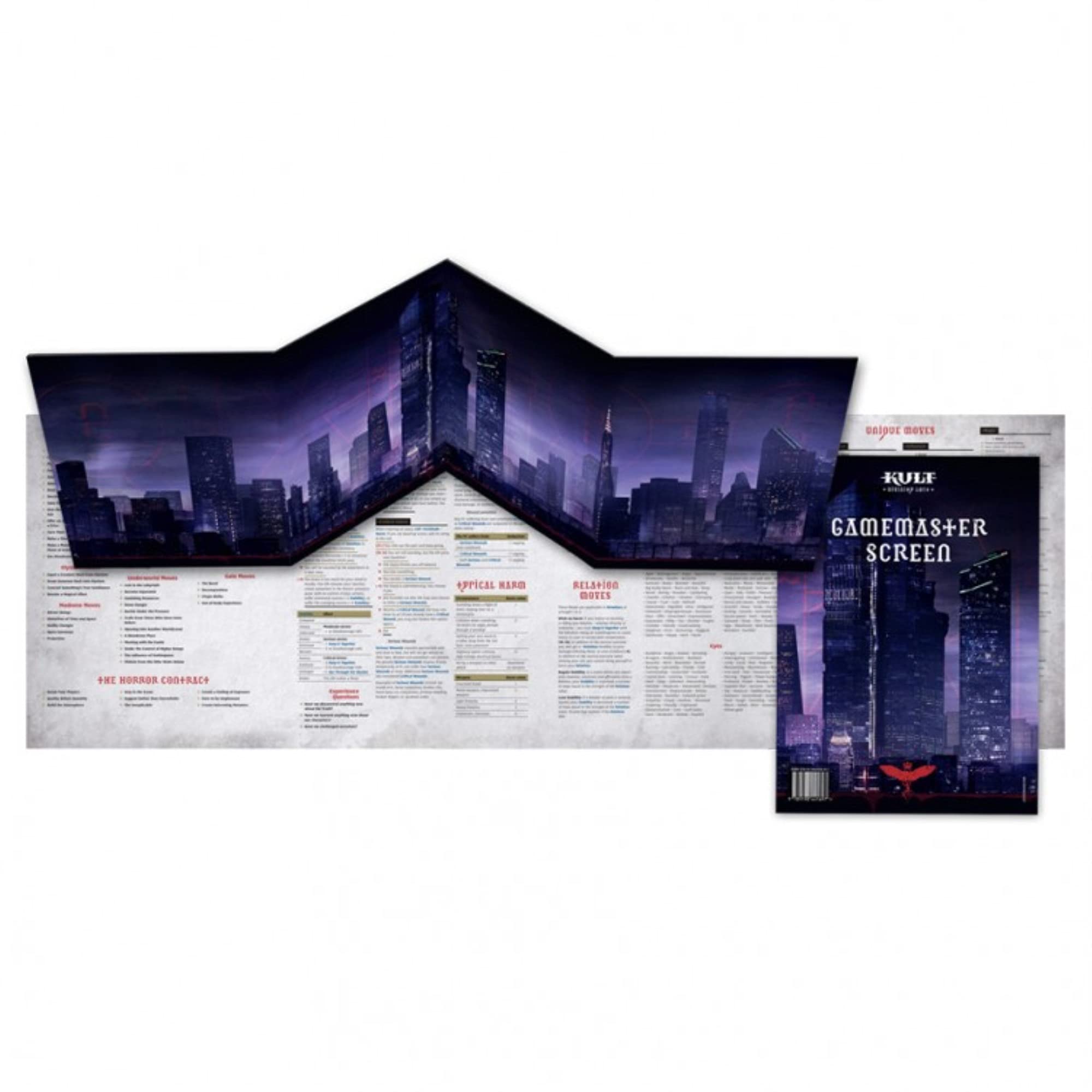 Kult Divinity Lost GM Screen Kult RPG Supp. by Modiphius Entertainment ...