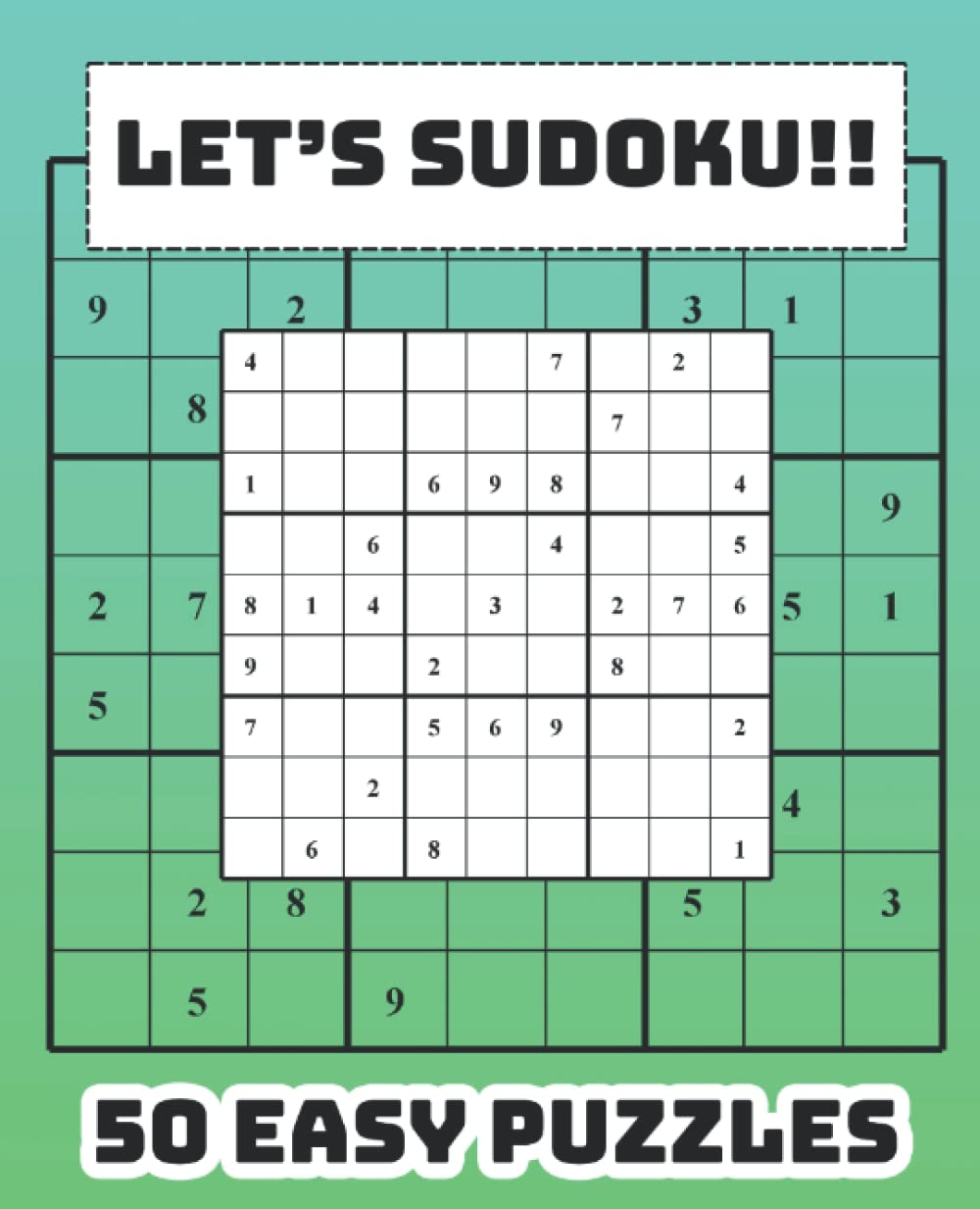 Let's Sudoku!!: 50 Easy Sudoku Puzzles for Beginners. by Doublemoon ...