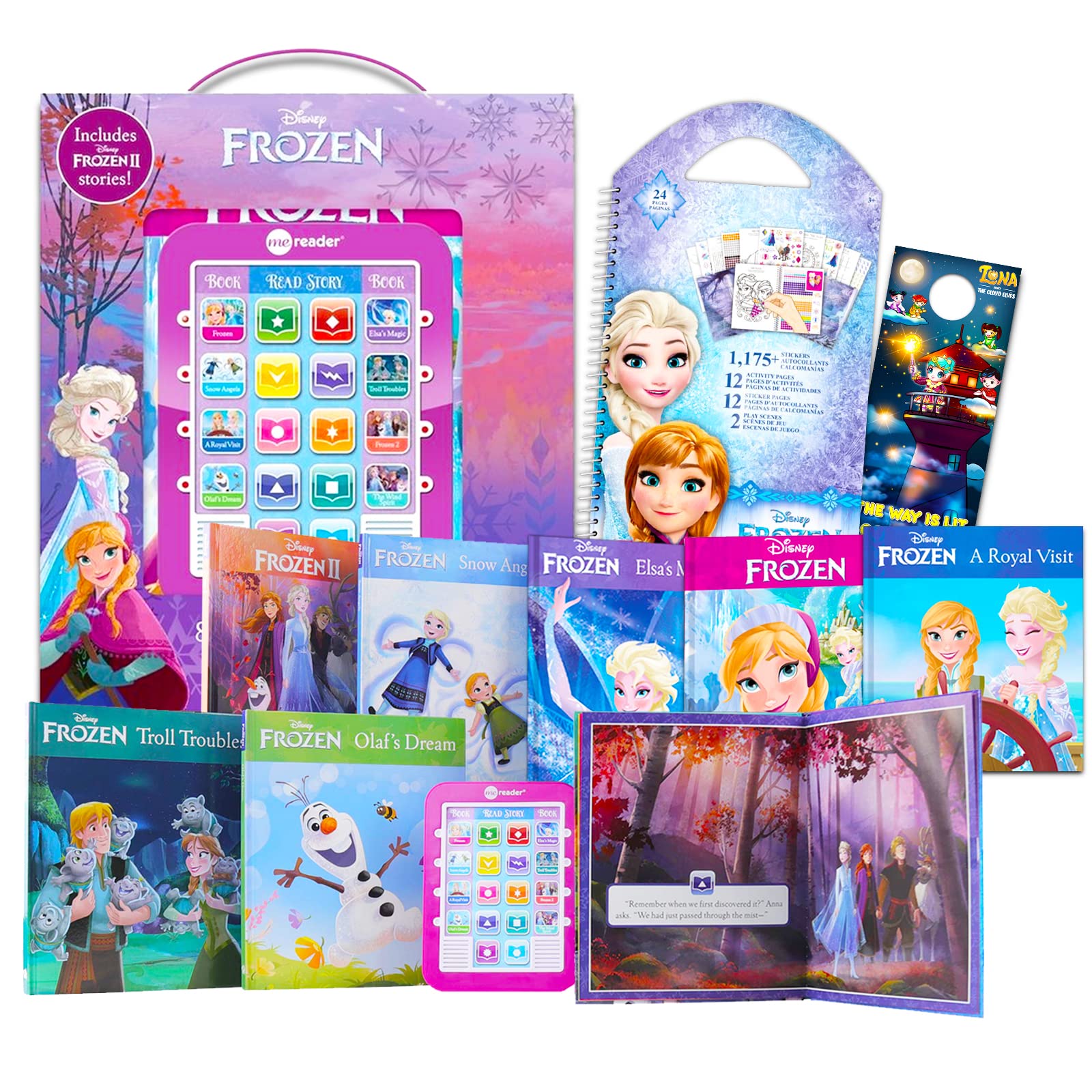 Disney Frozen Read Along Sound Book Set - Bundle with Deluxe Frozen ...