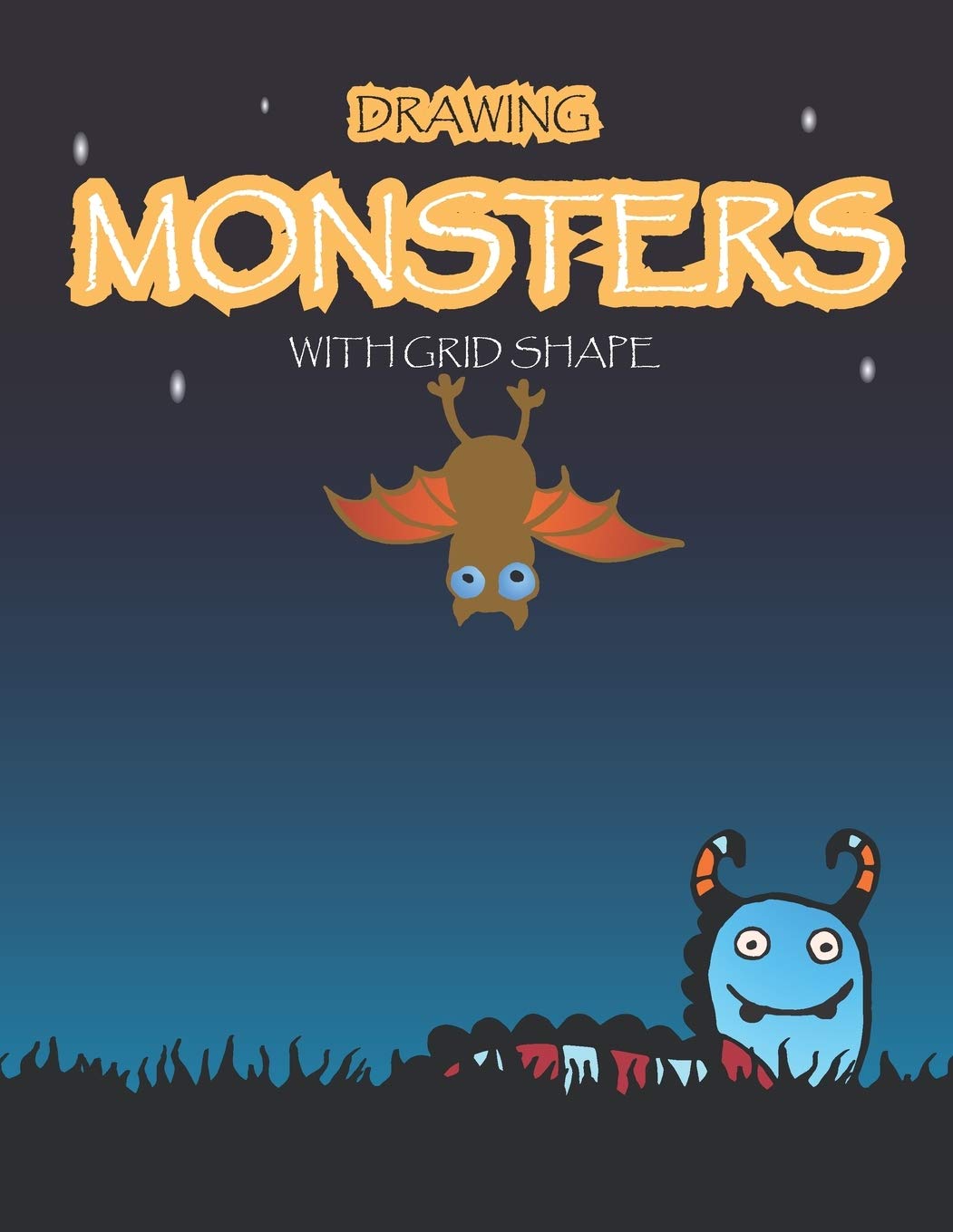 Drawing Monsters with Grid Shape: How to Drawing Funny Monsters For ...
