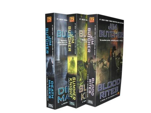 Jim Butcher Collection 3 Books Set.: Death Masks, Blood Rites, Summer ...