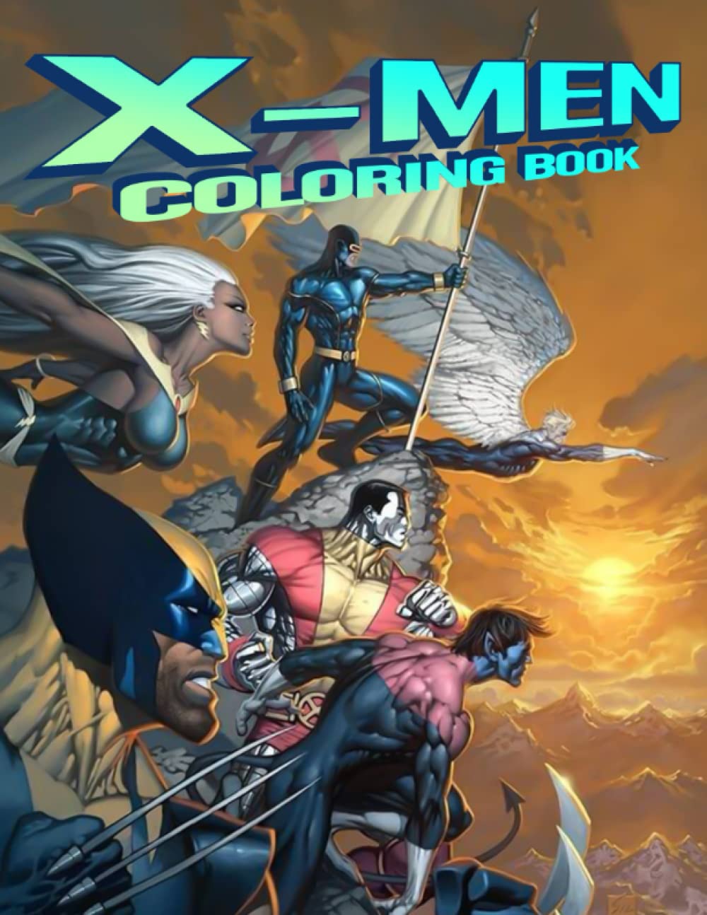 X-Mẹn Coloring Book: Wonderful Characters Coloring Pages For All Ages ...