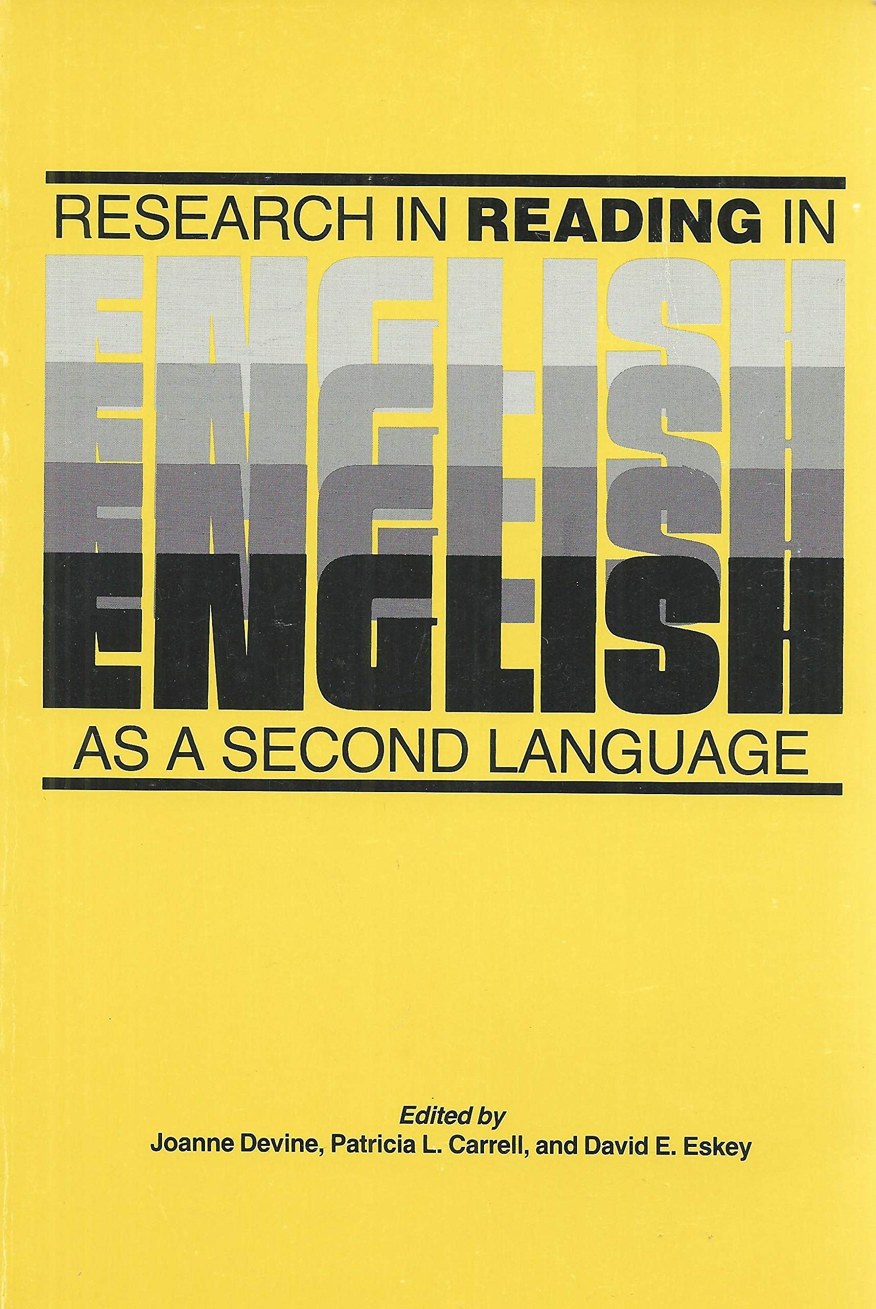 Research in Reading in English As a Second Language by Joanne Devine ...