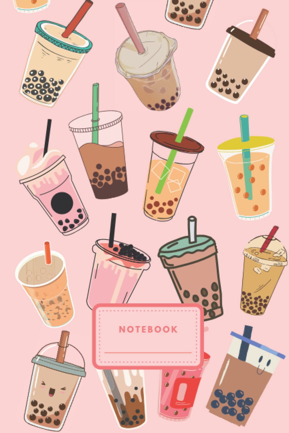 Boba Tea Notebook: Bubble Tea Journal Diary | Boba Milk Tea Notebook ...