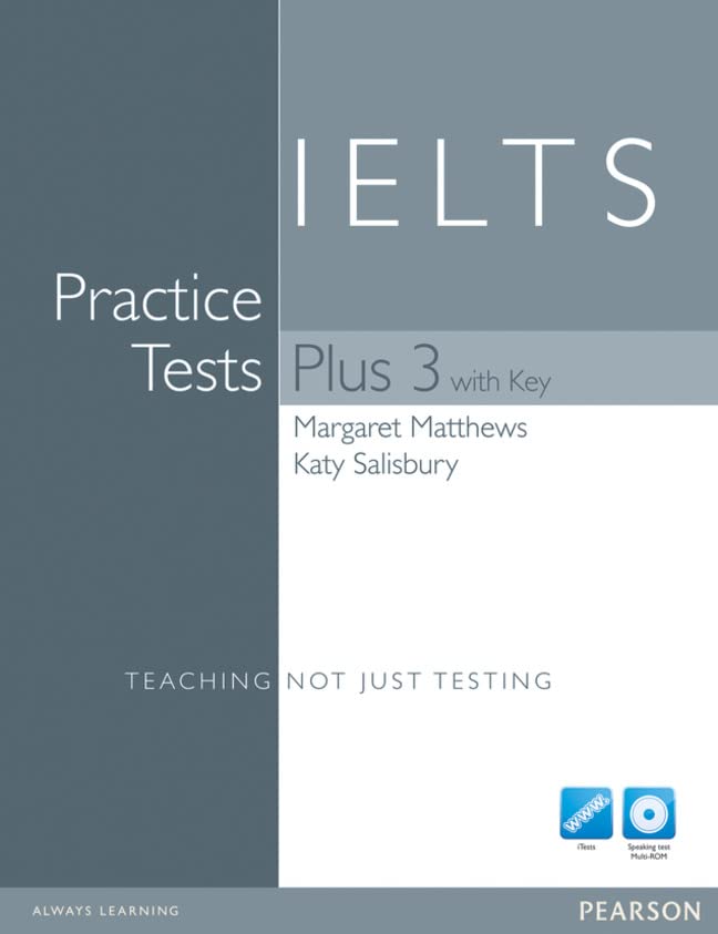 PRACTICE TESTS PLUS IELTS 3 WITH KEY AND MULTI-ROM/AUDIO CD PACK by ...