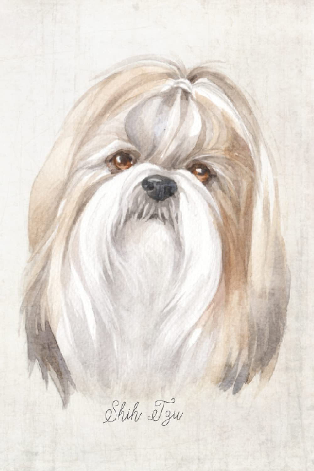 Shih Tzu Dog Portrait Notebook: Blank Lined Journal for Dog Lovers, Dog ...