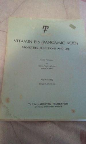 Vitamin B15 by Ernst T. Krebs | Goodreads