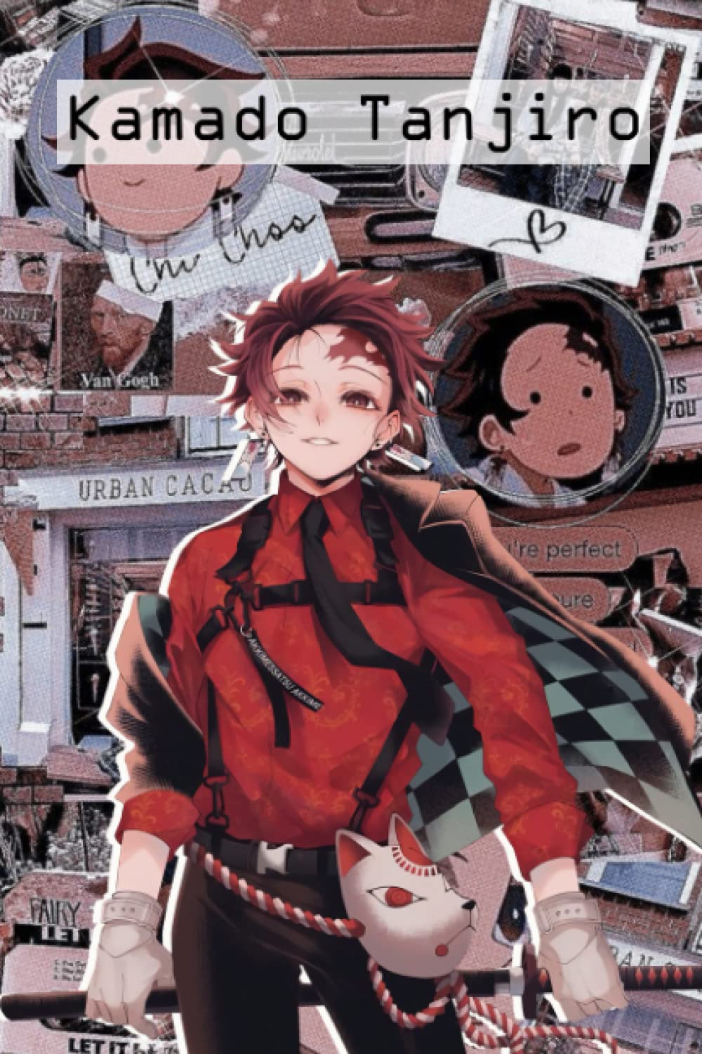 Tanjiro Kamado Notebook: Great Notebook for School or as a Diary, Lined ...