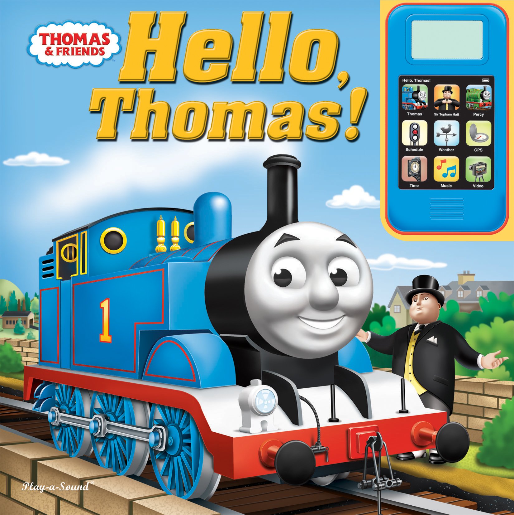Thomas and Friends: Hello Thomas!: Play-a-Sound Cell Phone and Book Set ...