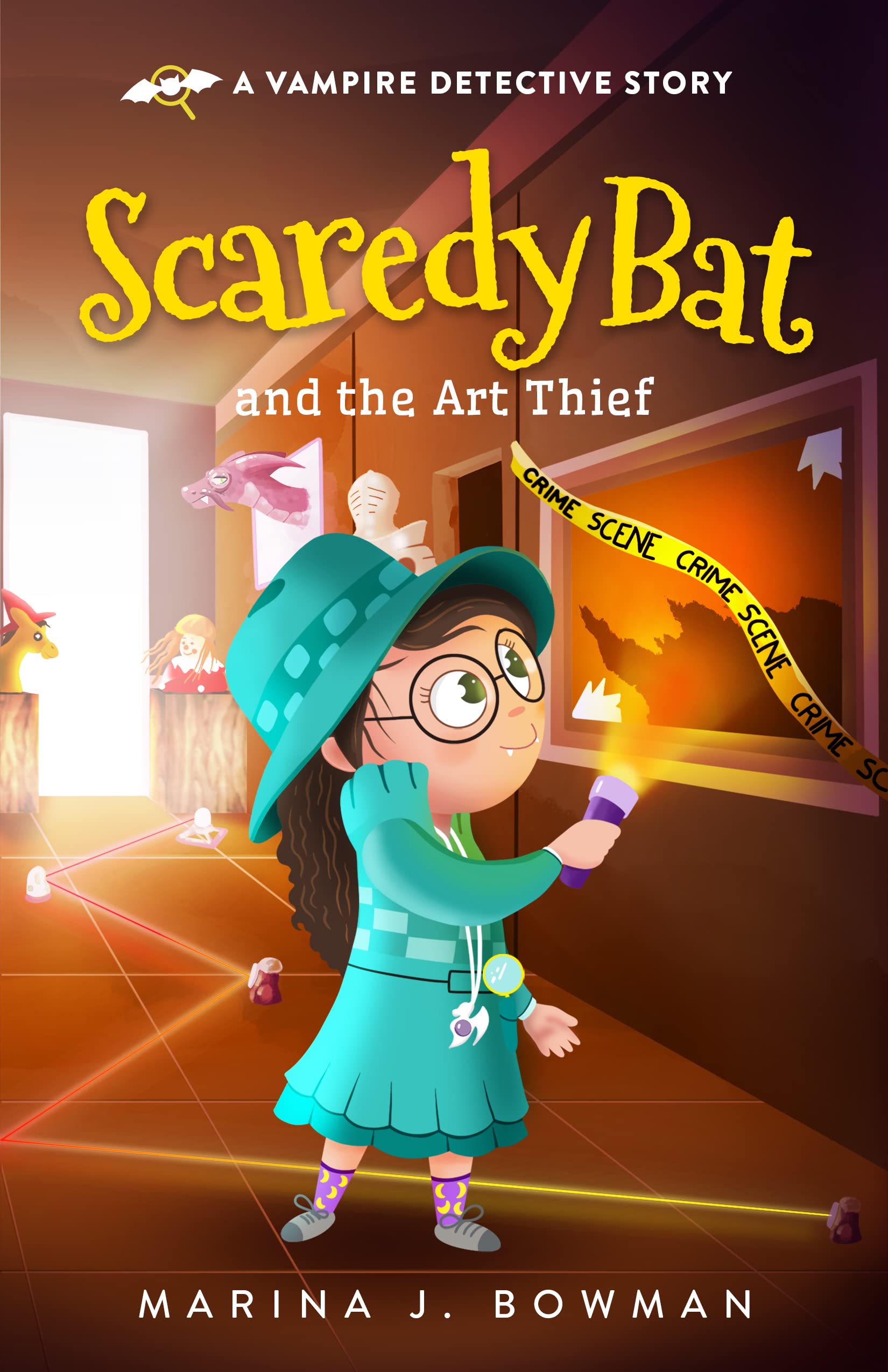 Scaredy Bat and the Art Thief: An Illustrated Mystery Chapter Book for ...