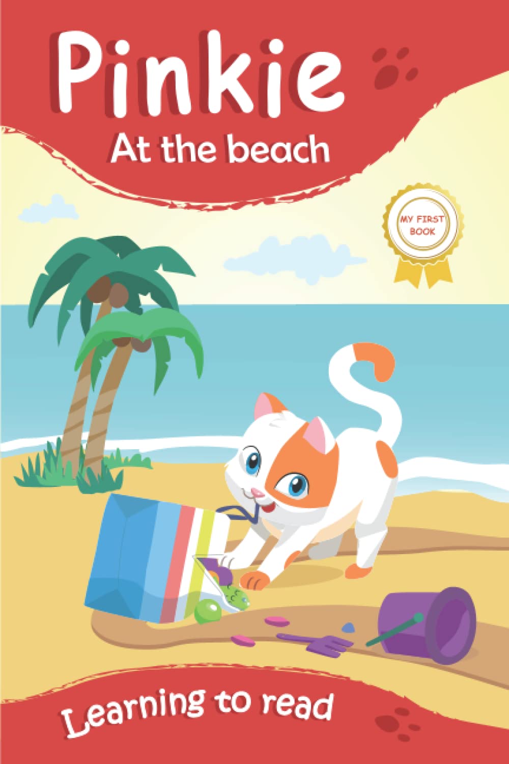 Children's books: Pinkie at the beach: Kitty books. Beadtime stories ...