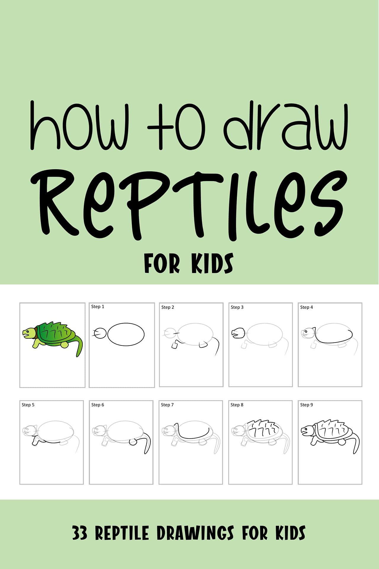 How to Draw Reptiles for Kids by Sonia Rai | Goodreads