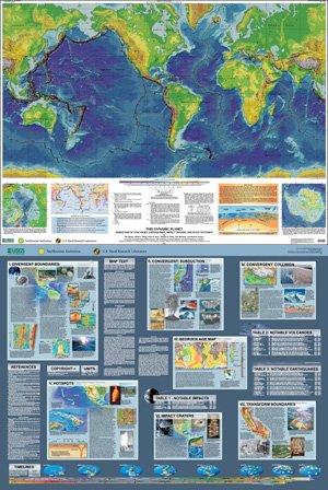 Dynamic Planet Two-Sided Wall Map by USGS | Goodreads