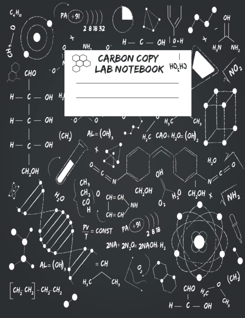 Carbon Copy Lab Notebook Chemistry Notebook A Large 8 5 11 Ideal 