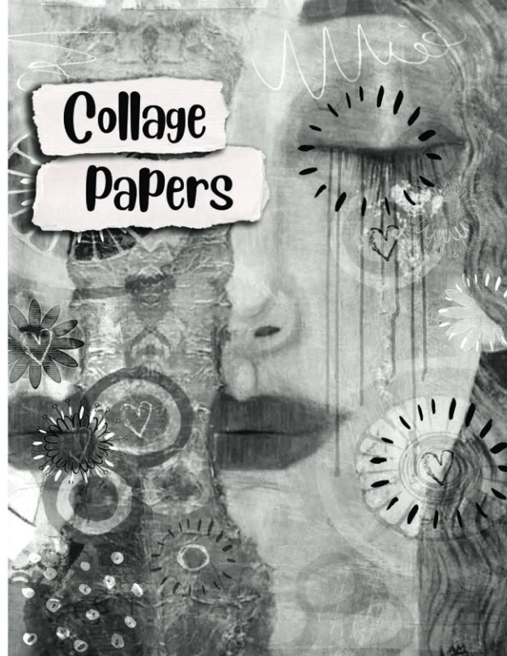 Collage Papers: 50 Original Black & White Collage Paper Samples For ...