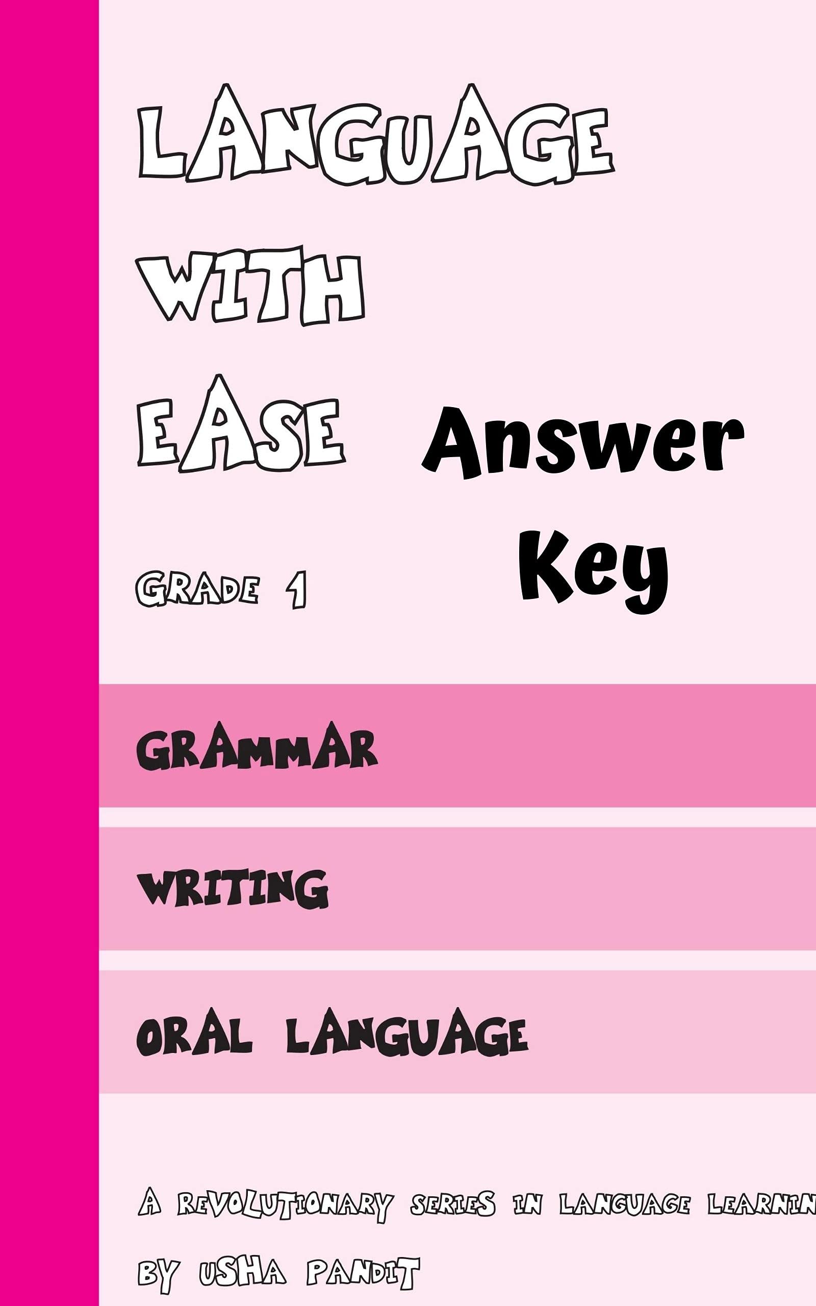 Language with Ease Grade 1 Answer Key by Usha Pandit | Goodreads