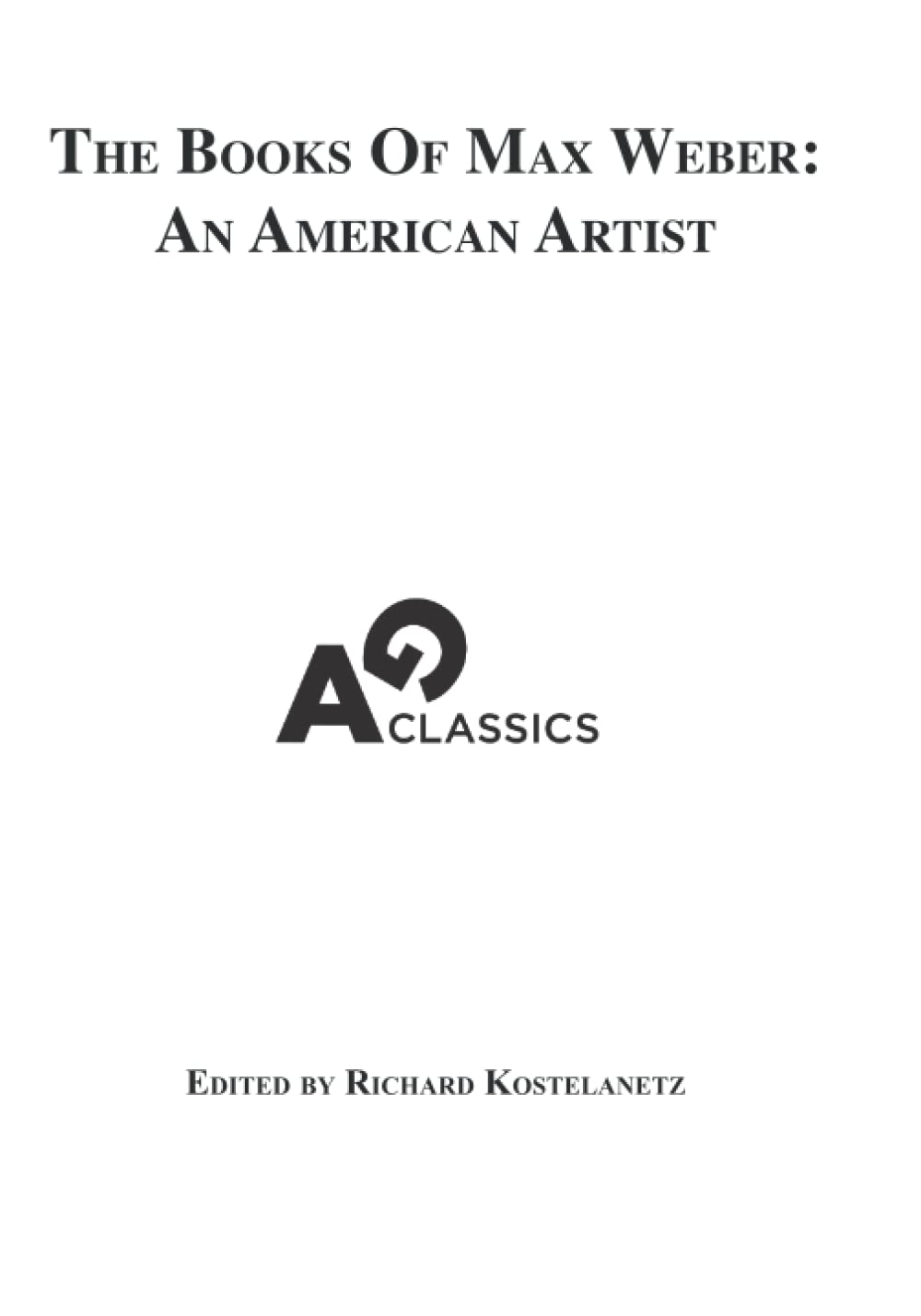 The Books Of Max Weber: An American Artist by Max Weber | Goodreads