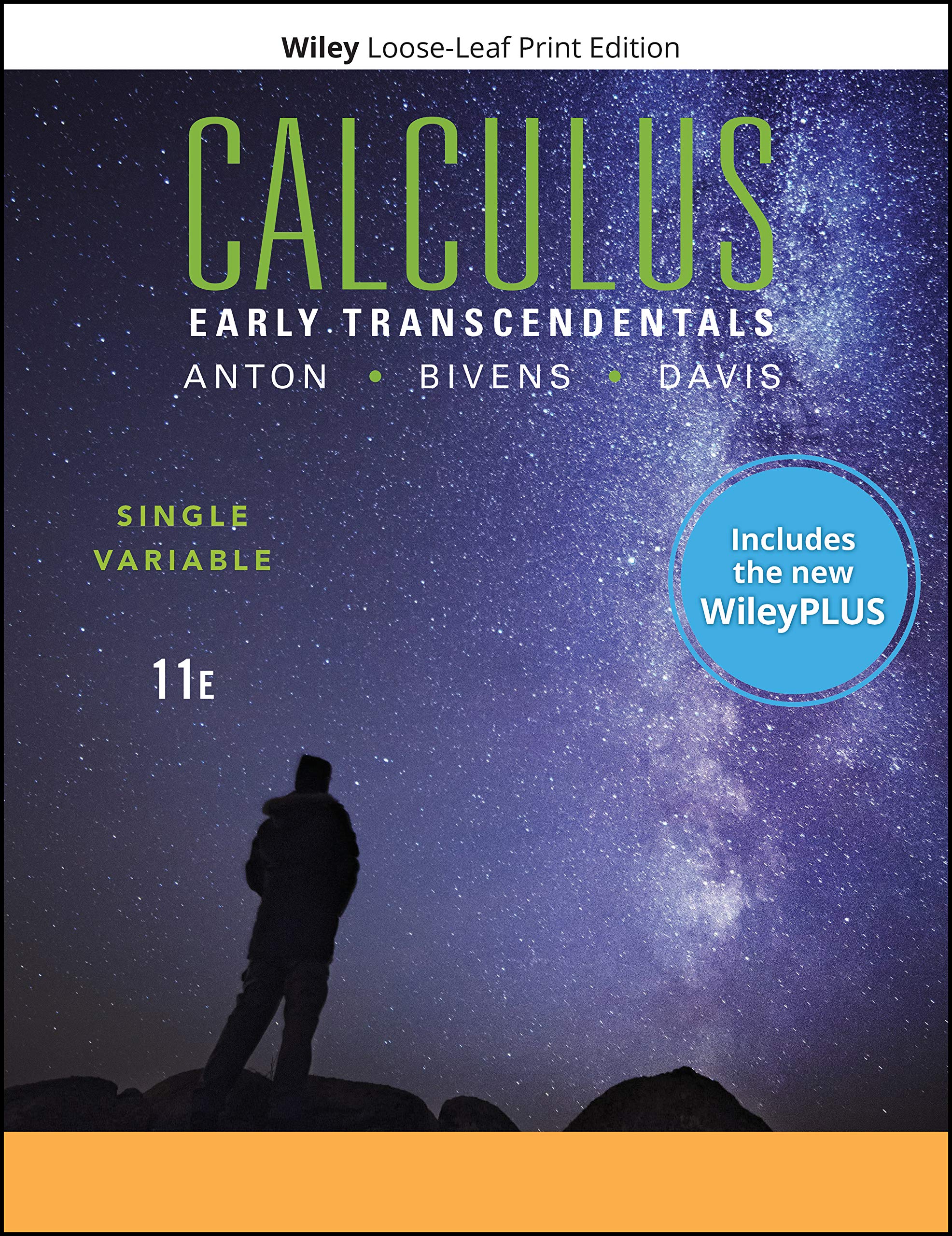 Calculus: Early Transcendentals Single Variable, 11e WileyPLUS Card ...