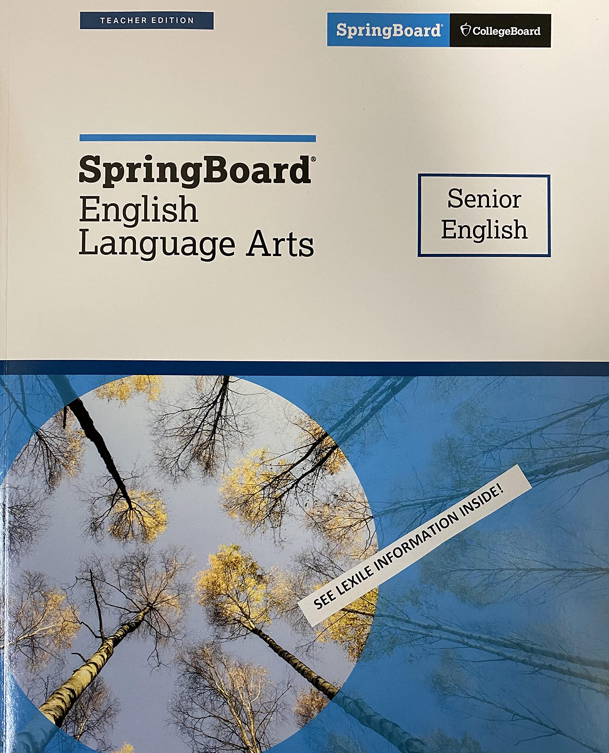 SpringBoard English Language Arts, Senior English, c. 2018 ...