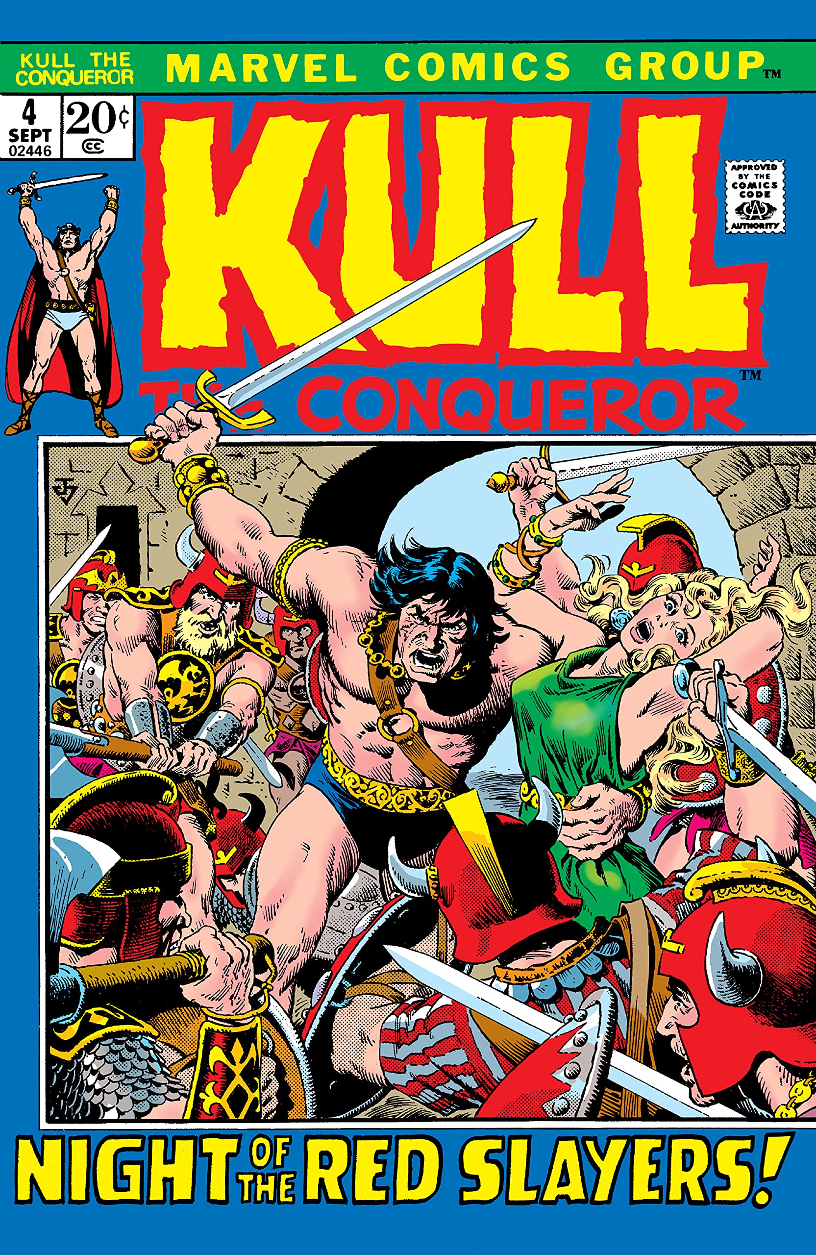 Kull The Conqueror (1971-1973) #4 (Kull The Conqueror by John Jakes ...