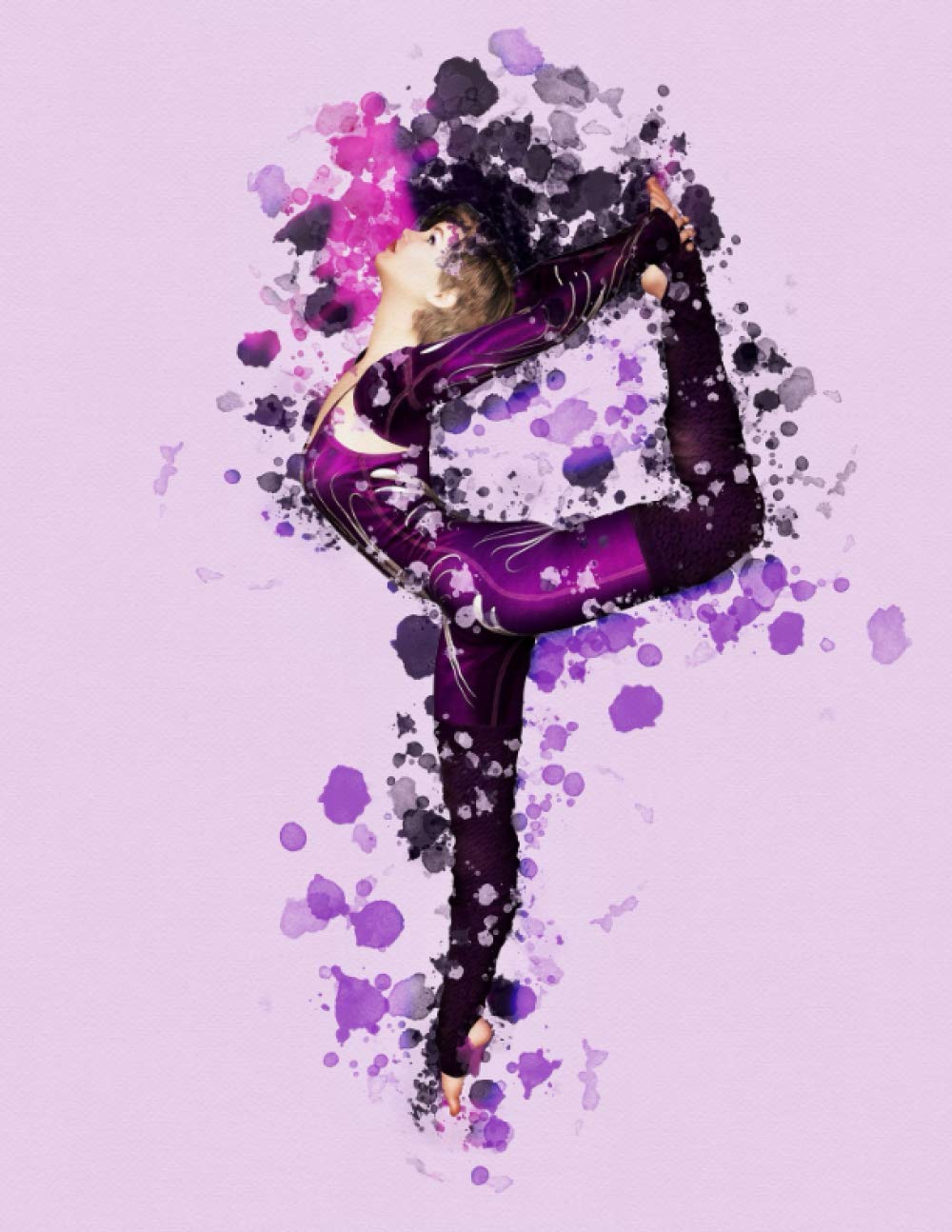 Purple Gymnastics notebook: Gymnastics gifts for girls - Paperback ...