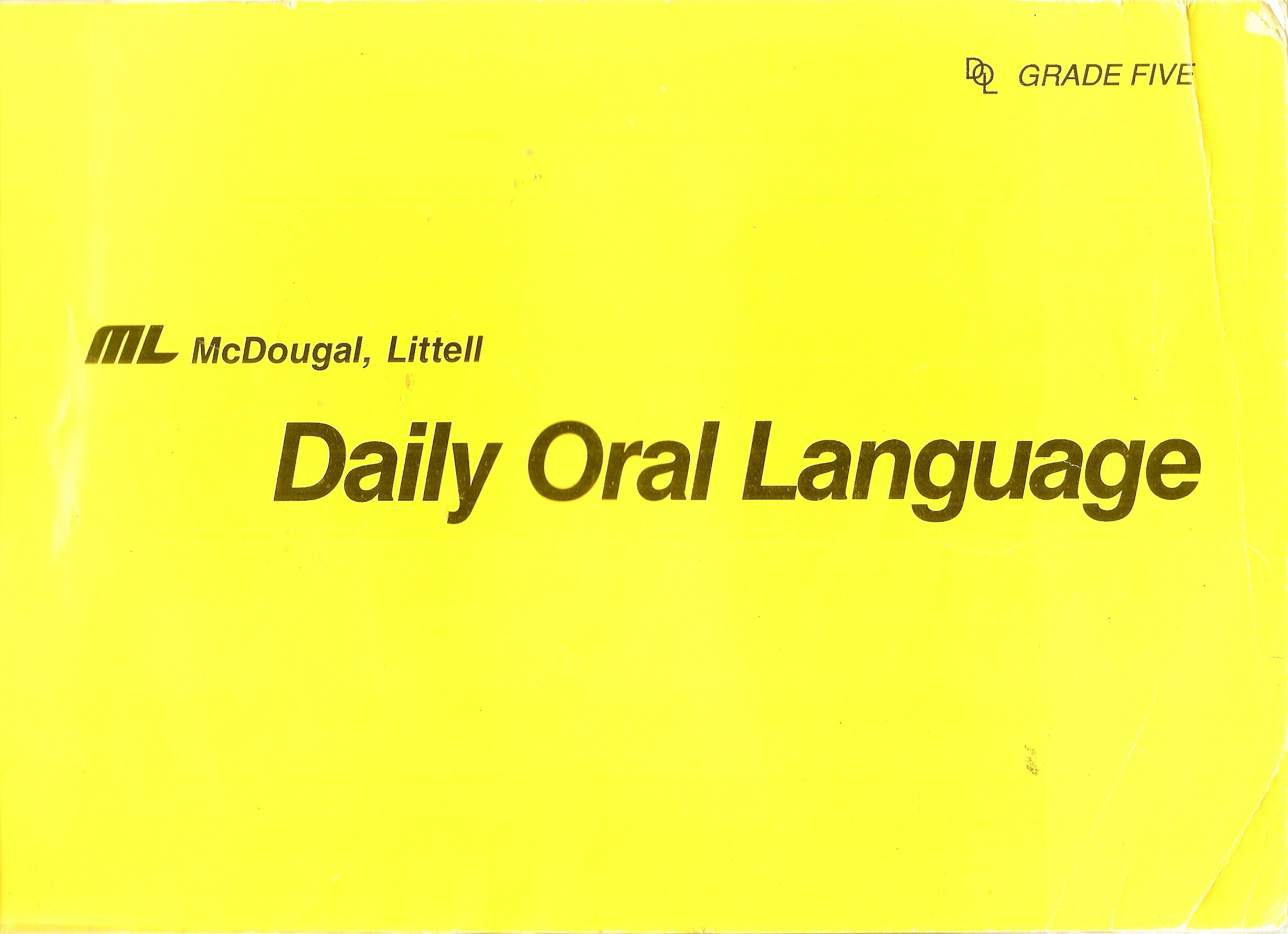 Daily Oral Language Level 5 By Ml McDougal Goodreads daily-oral-language-level-5-by-ml-mcdougal-goodreads