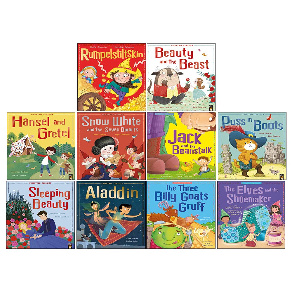 Fairytale Classics 10 Picture Flat Children Books Collection Set by ...