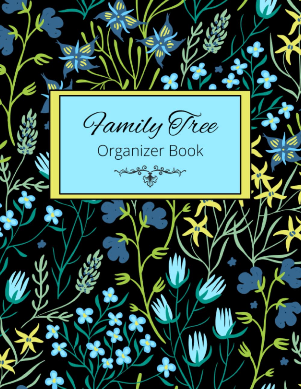 Family Tree Organizer Book: Notebook Journal, Research and Record The ...