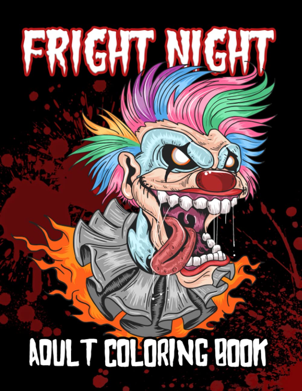 Fright Night: Creepy Adult Coloring Book | Horror, Gore, Terrifying ...