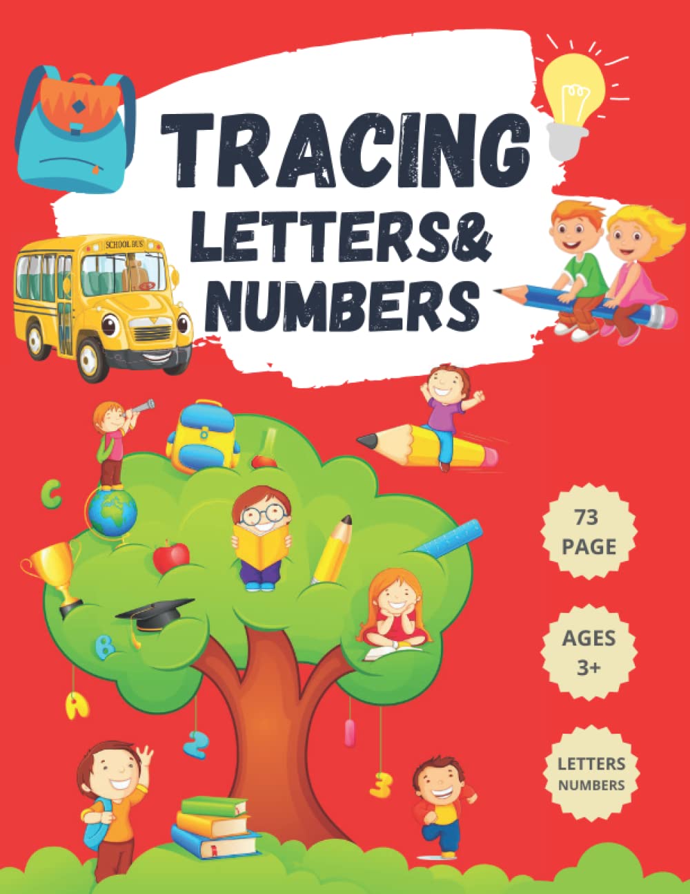Tracing Letters&Numbers for Kids Ages 3-5: Preschool Practice ...
