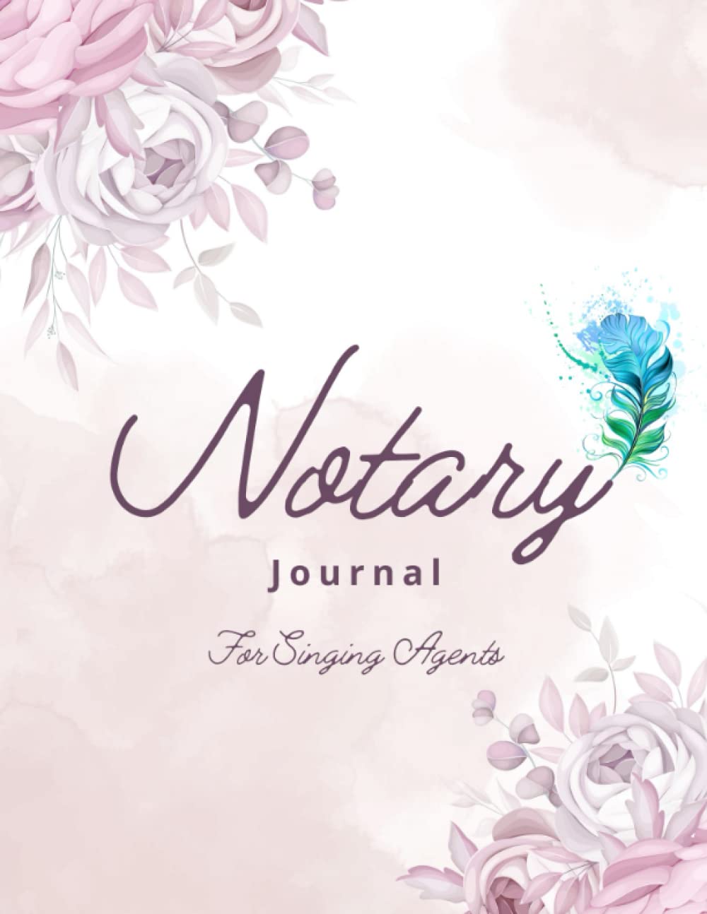 Purple Notary Journal , Notary Record , Notary book For Women: Notary ...