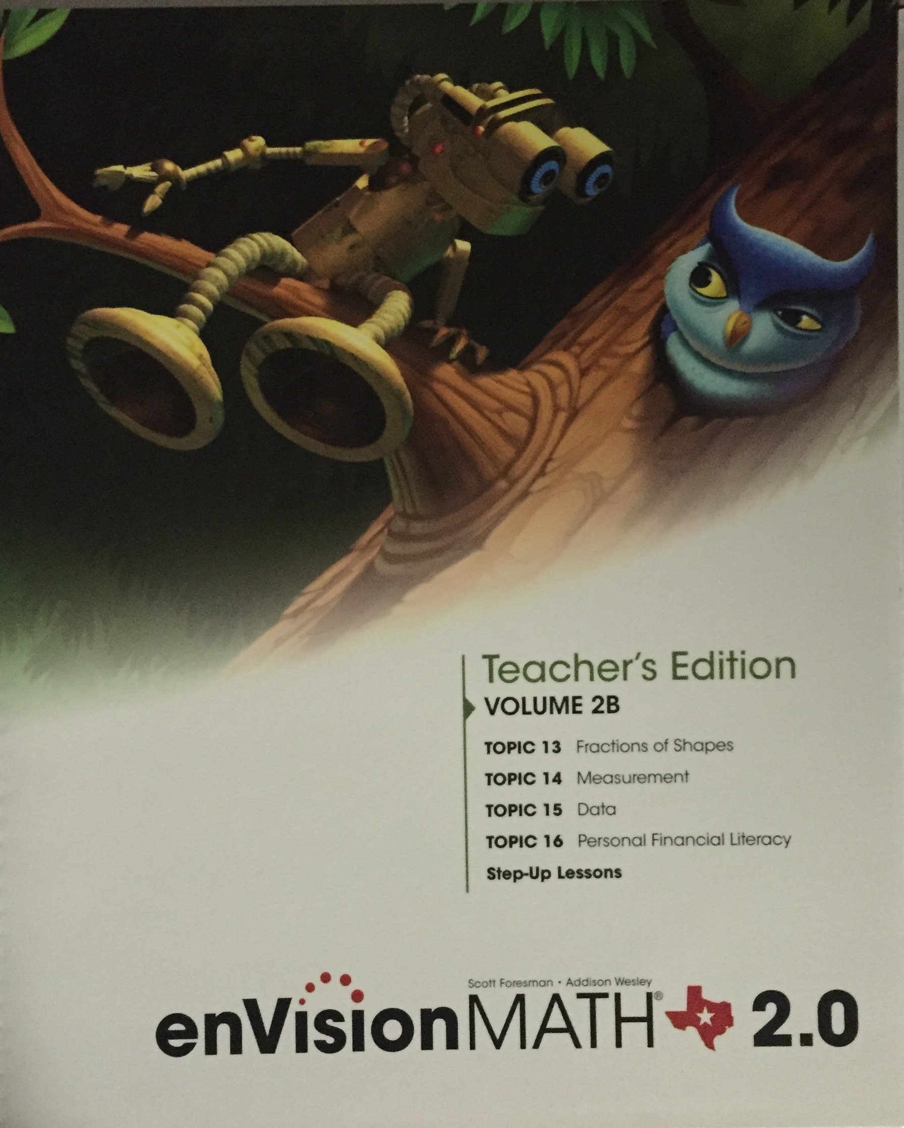 Texas - EnVision MATH 2.0 - Teacher's Edition - Grade 1, Volume 2B by ...