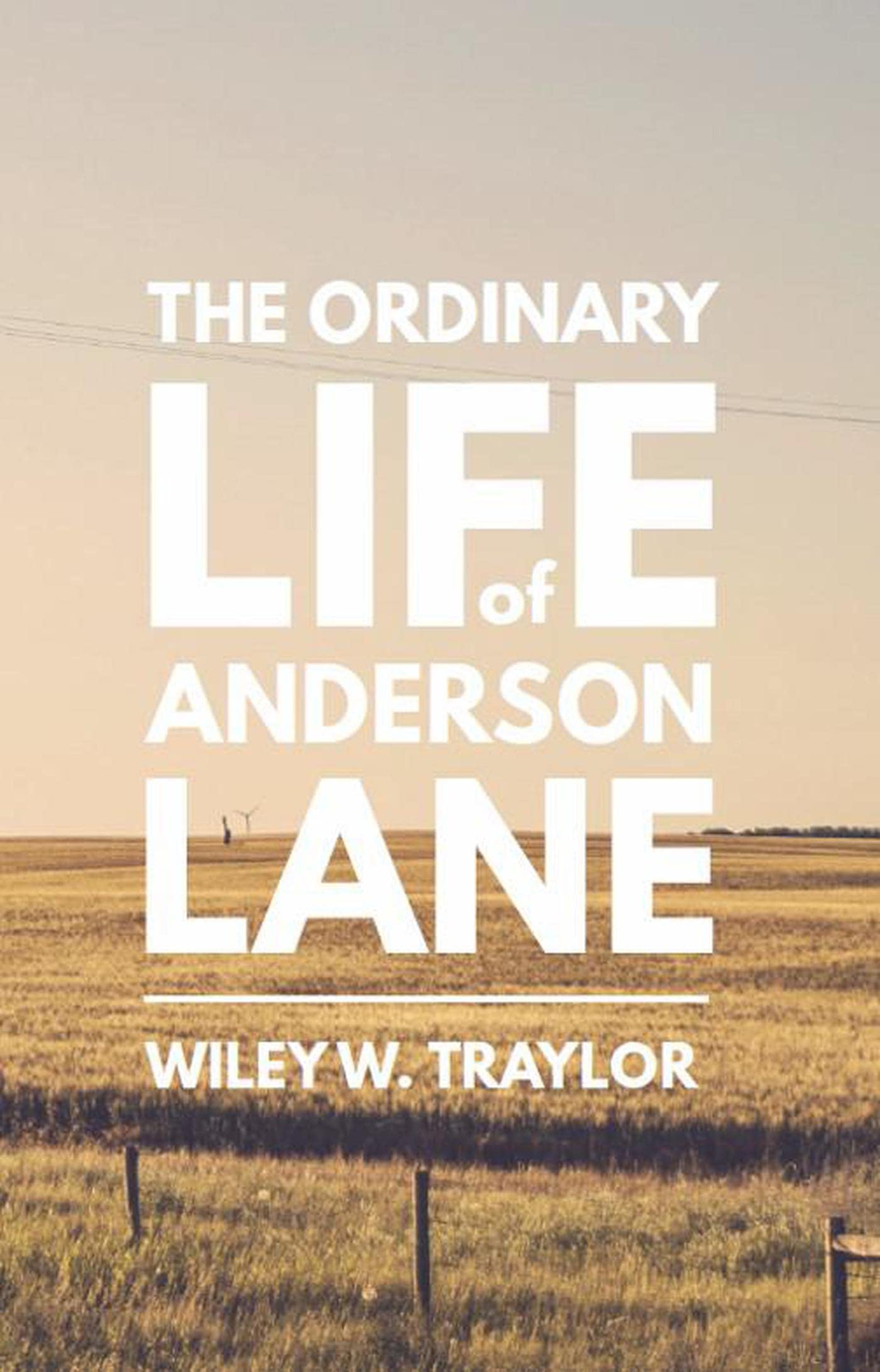 The Ordinary Life of Anderson Lane by Wiley Traylor | Goodreads