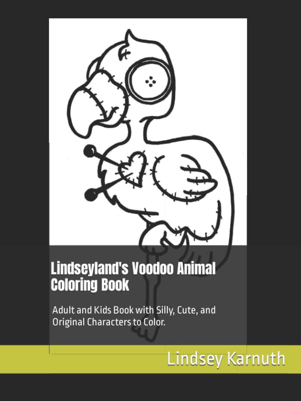 Lindseyland's Voodoo Animal Coloring Book: Adult and Kids Book with ...